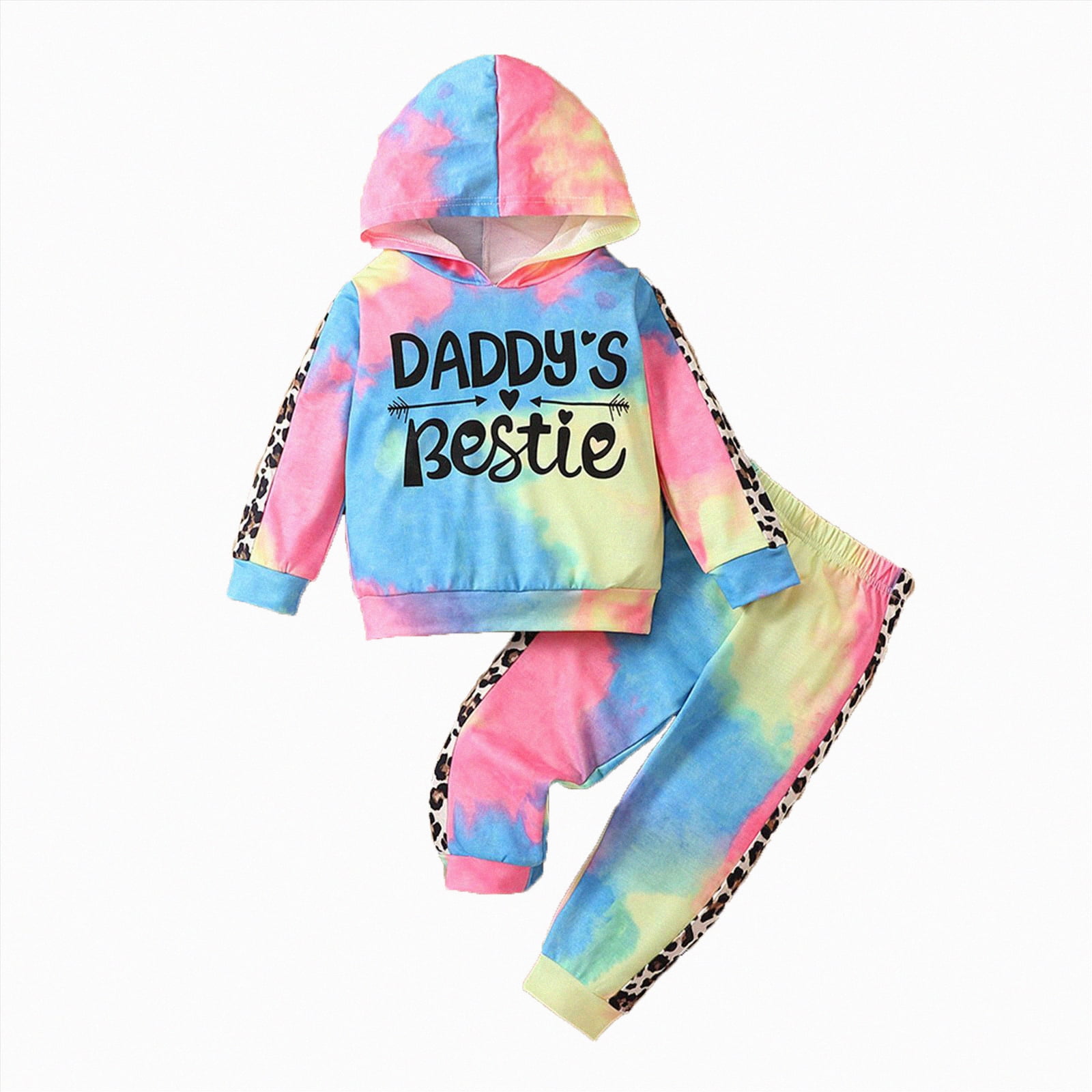 BAnala Toddler Girl Clothes Girls' Clothing Sets Baby Girl Clothes Floral Hooded With Pocket ...