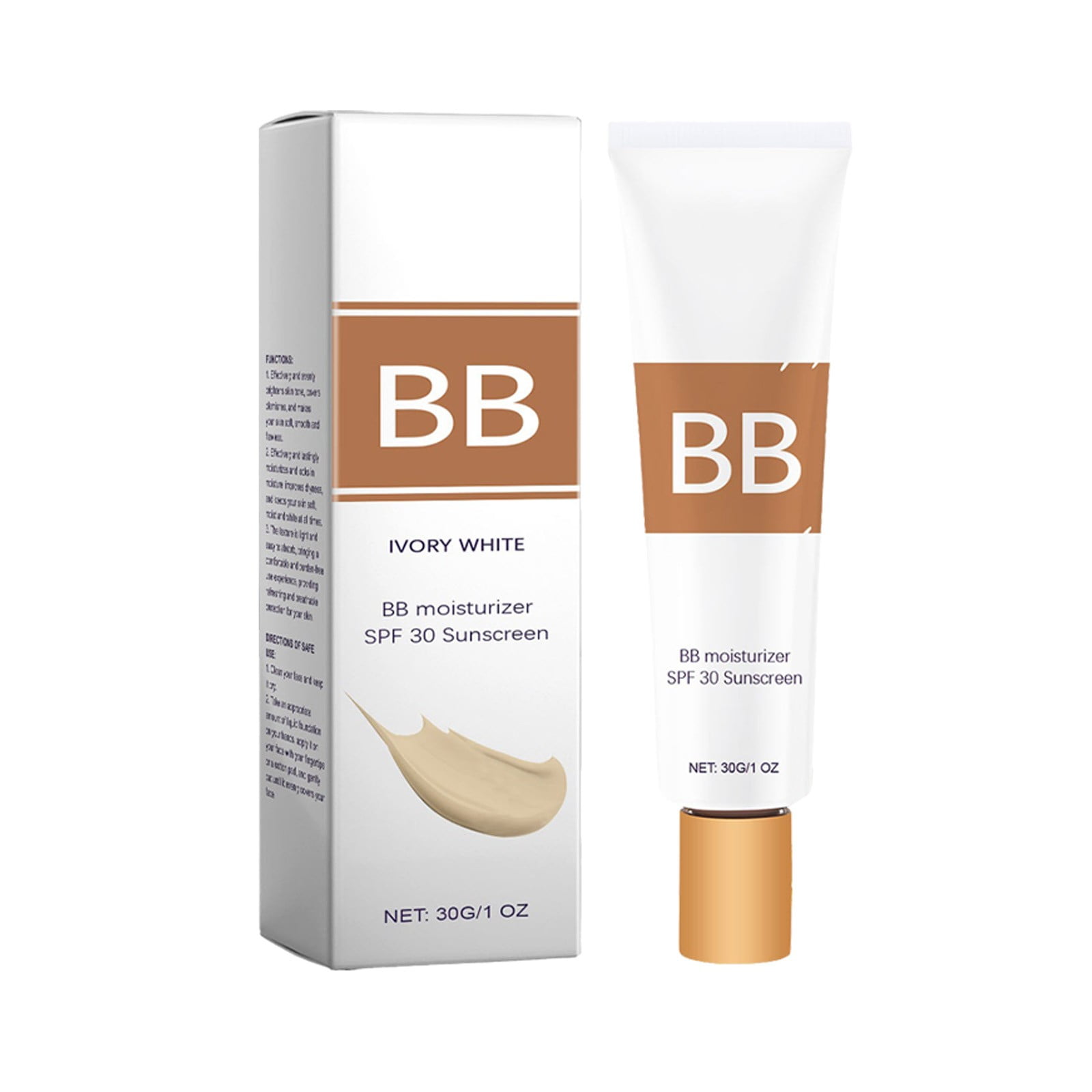 BB Blur Tinted Moisturizer SPF 30, BB Cream Tinted Moisturizer with Broad Spectrum SPF, BB ...