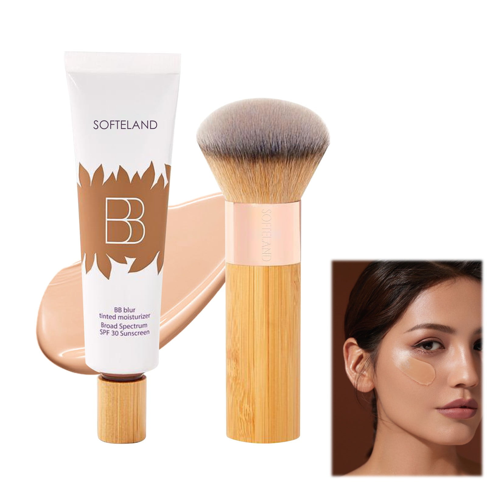 BB Blur Tinted Moisturizer SPF 30 - Gel Cream Texture, Full Coverage ...