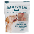 Barkley's Bag Center Cut Beef Marrow Bones for Dogs. 2 LB Bag. 4 pieces ...