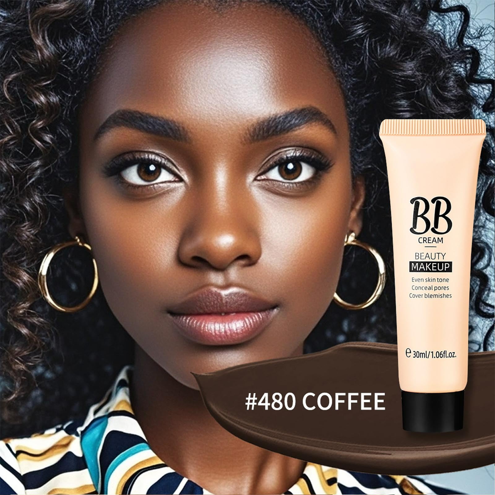 BB Cream 30ml Natural Finish Buildable Coverage Face Skincare Cosmetics ...