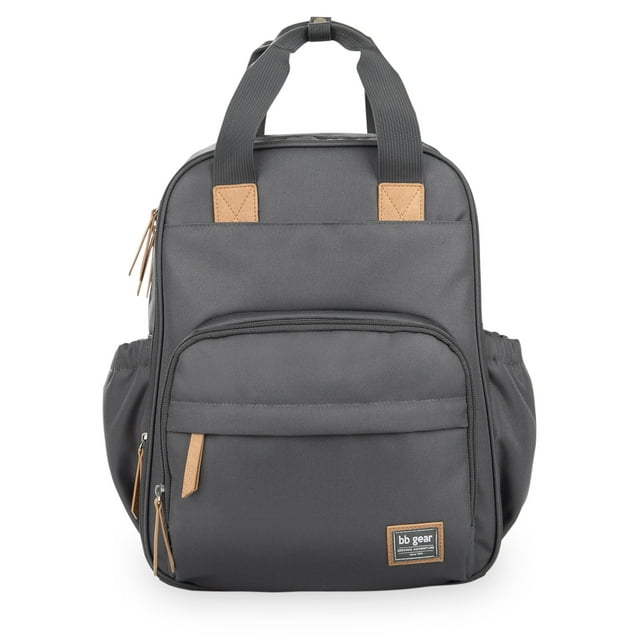 BB Gear by Baby Boom Back Pack Diaper Bag - Grey Heather - Walmart.com