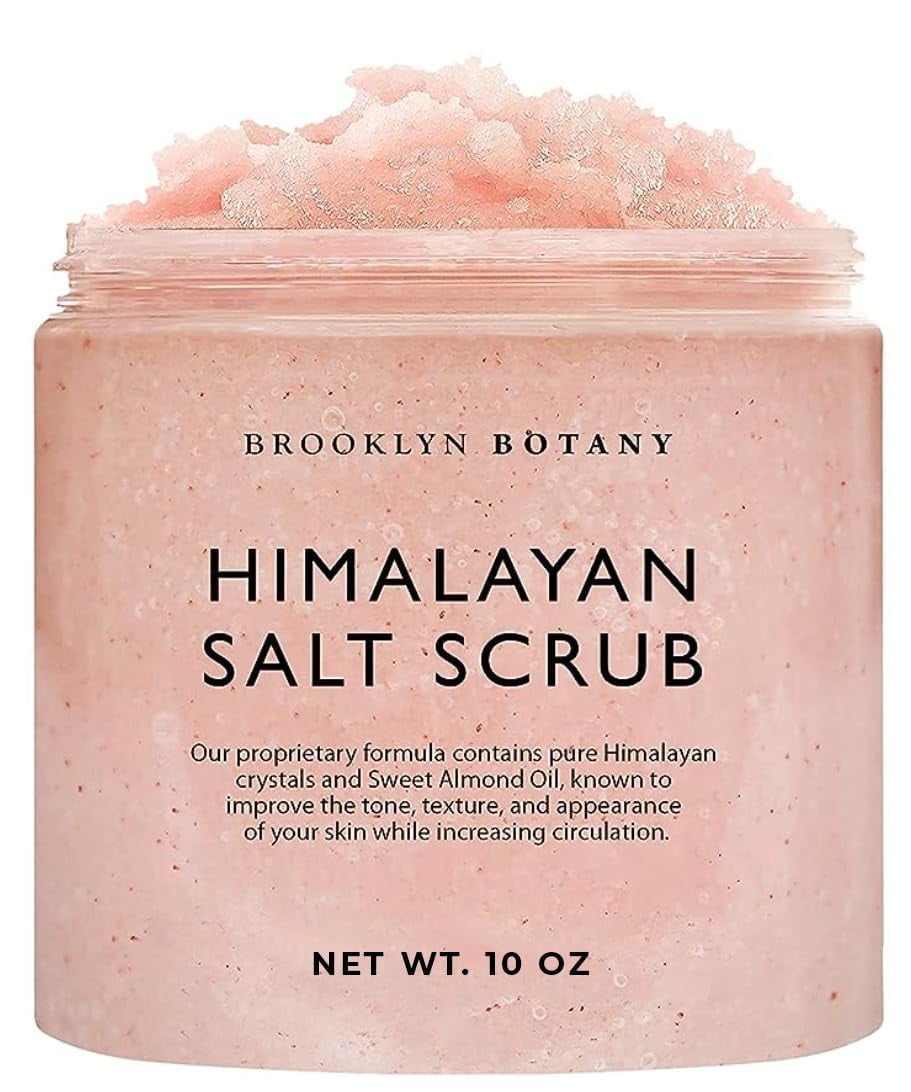 Brooklyn Botany Pink Himalayan Salt Exfoliating Body Scrub, Face Scrub ...