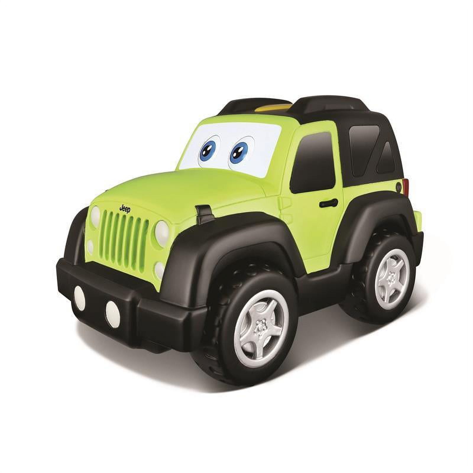BB Junior Play & Go Jeep Funny Friend Jeep Wrangler, 1-Pack, Green ...