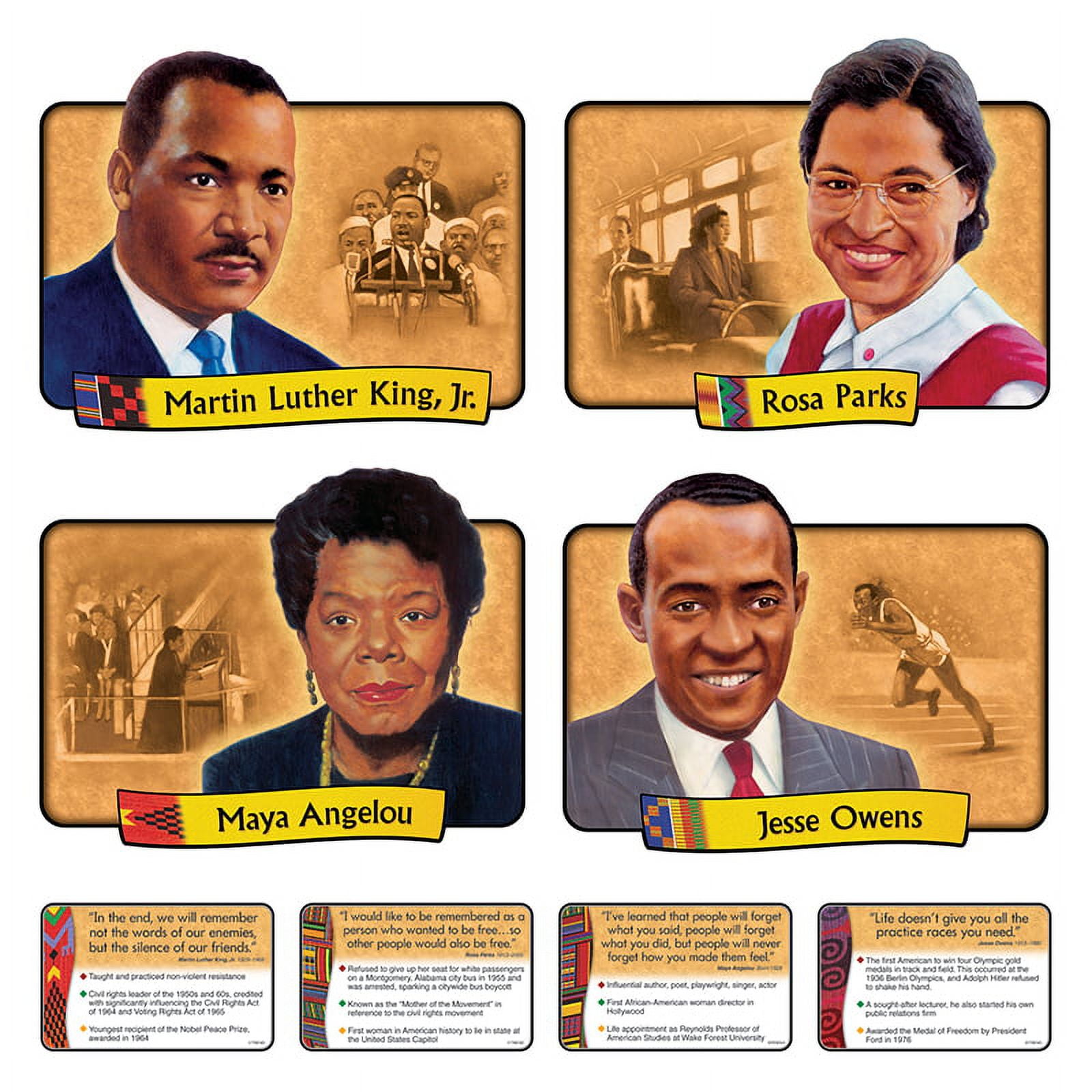 T-1894 - African-American Achievers Bulletin Board Set by Trend ...