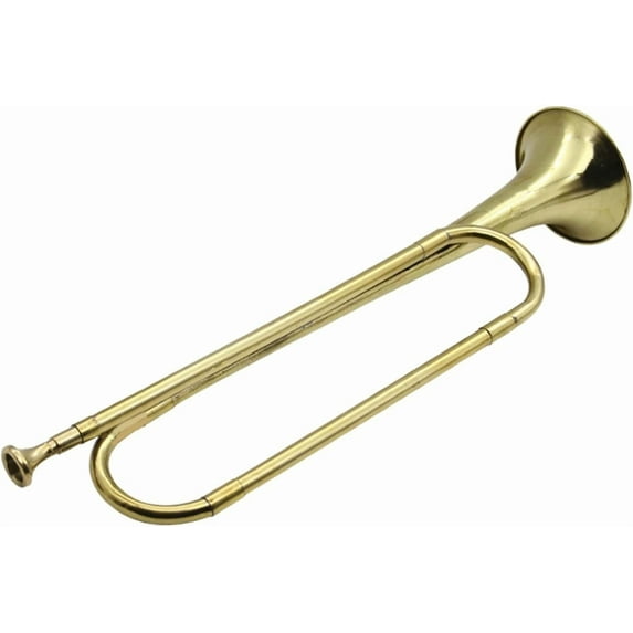 BB Trumpet Marching Bugle Music Instrument with Mouthpiece, Brass ...