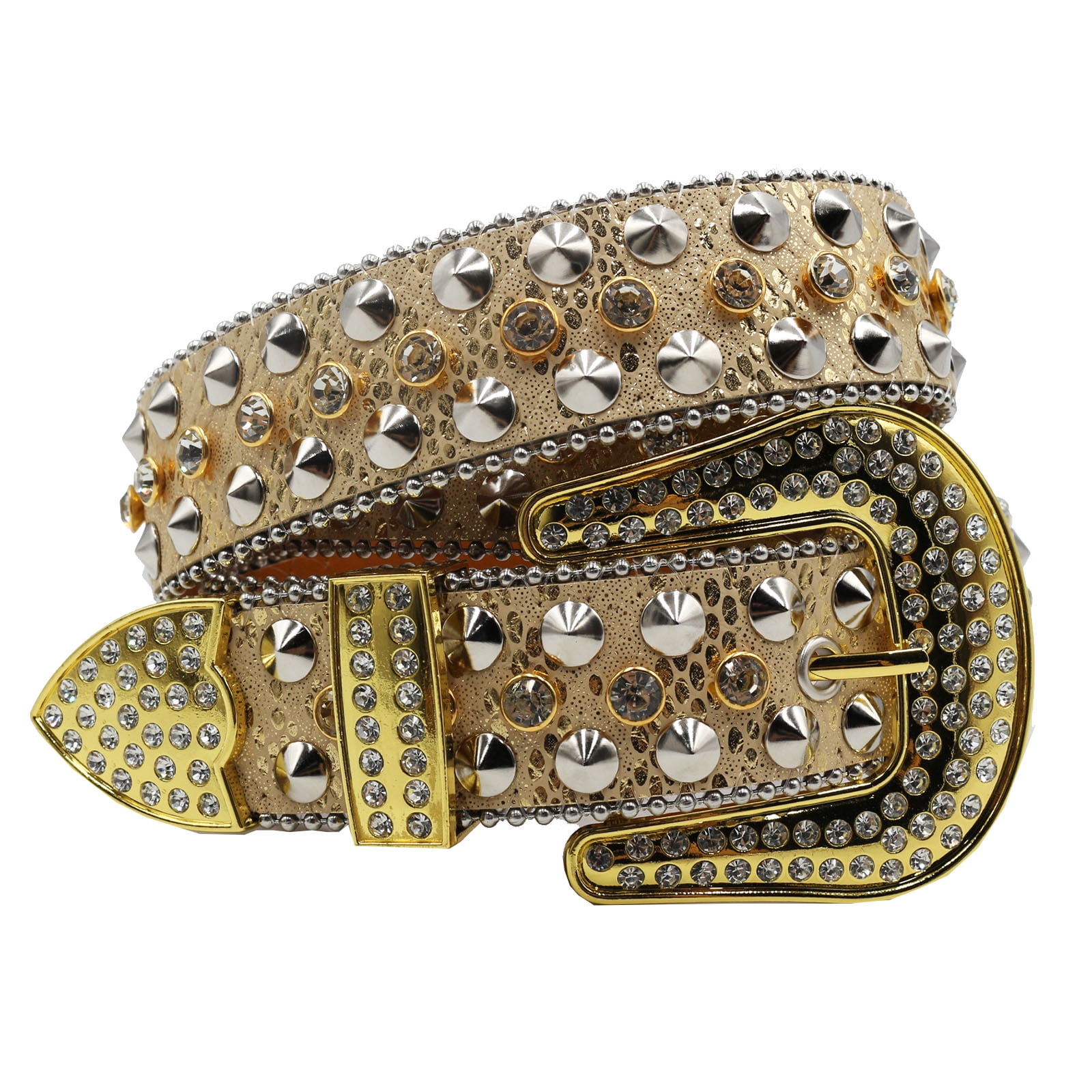 BB belt Diamond Rhinestone Belts Fashion Luxury Crystal Studded Pin ...