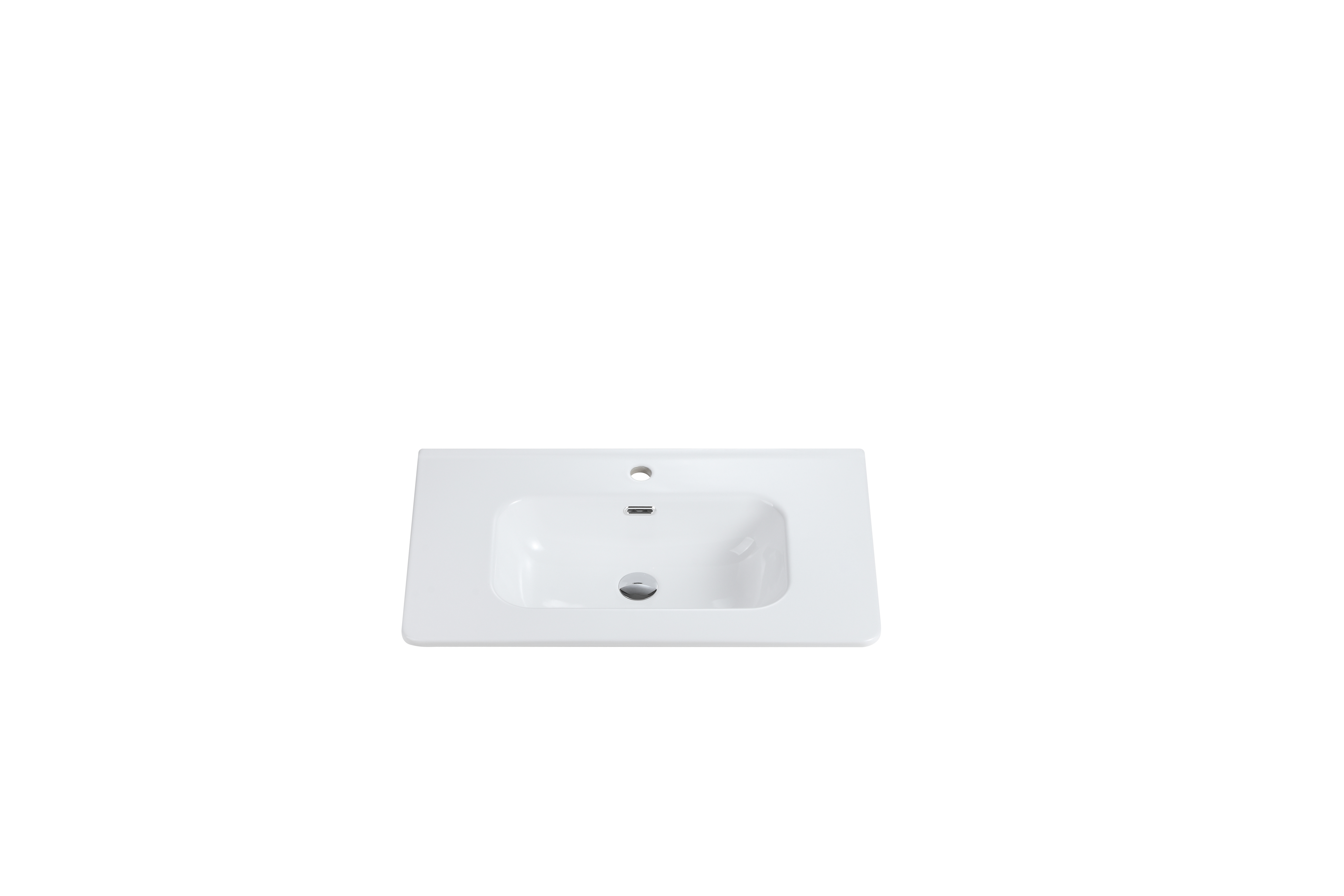 BB04-30-301, Integrated white ceramic basin, drain not included ...