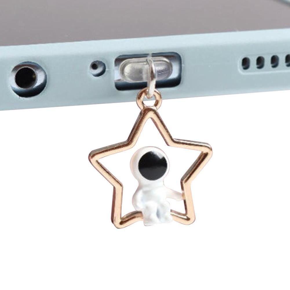 BBASILIYSD Astronaut Dust Plug Charm Cute Charge Port Anti Dust Plug ...
