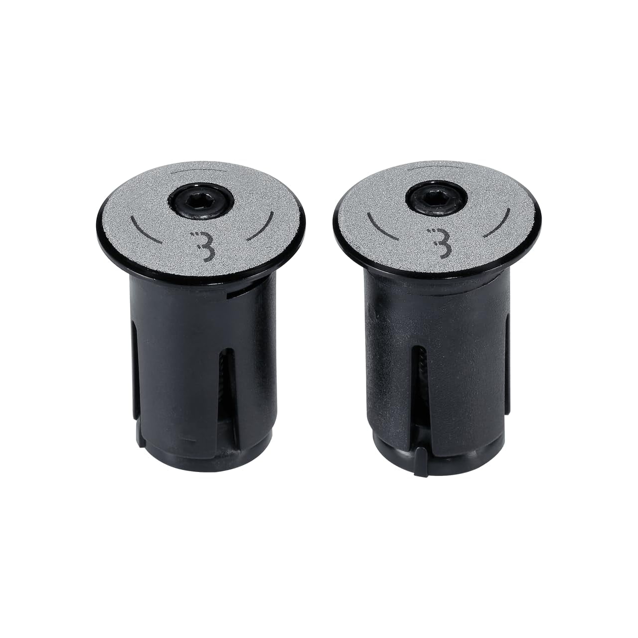 BBB BHT-97R Bar End Screw-on 18-22mm 25.4mm Cap Reflective - Walmart.com