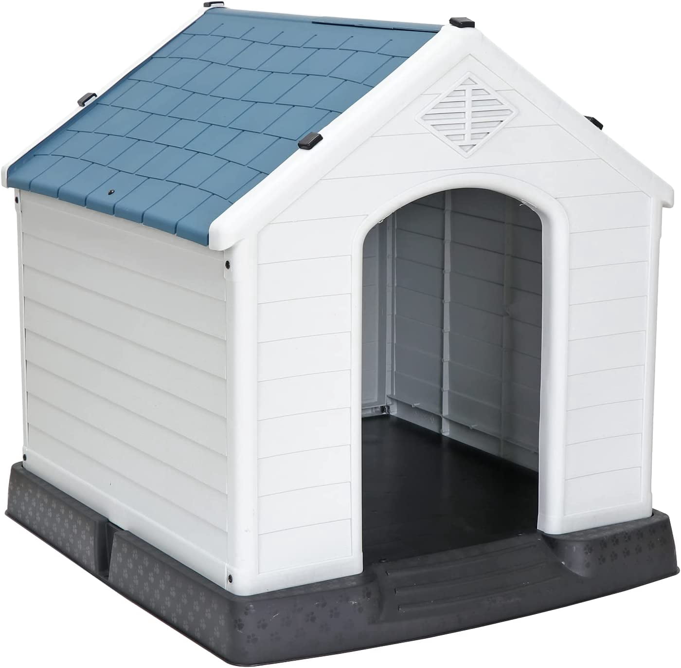 BBBuy 32 Inch Plastic Dog House for Small Medium Large Dogs Water ...