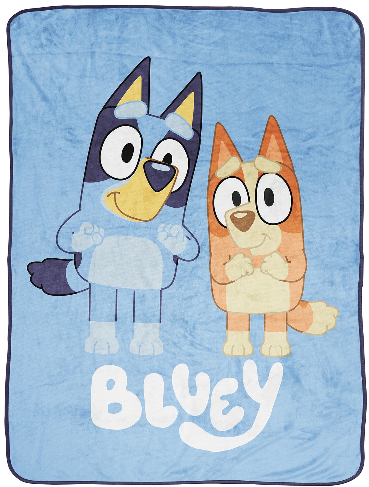 "BBC Bluey Again Soft Microfiber Kids Throw Blanket with Bingo Print ...