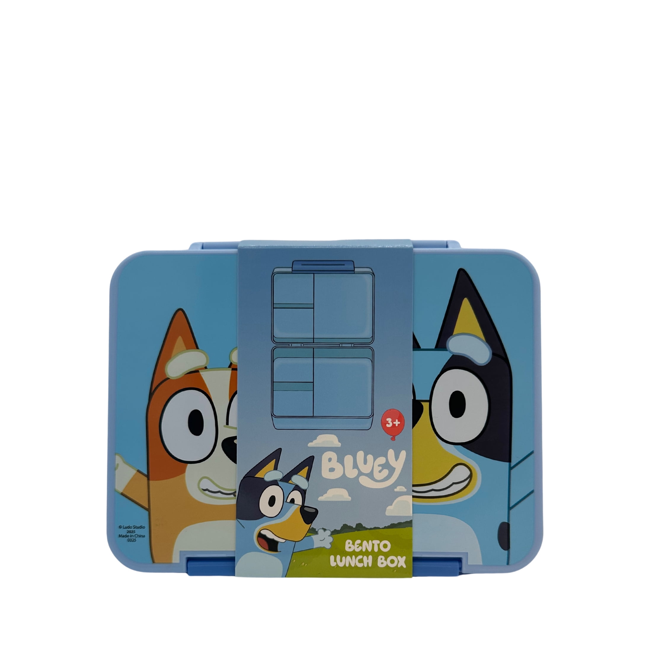 BBC Bluey Child's Reusable Silicone Bento Lunch Box - Walmart.com