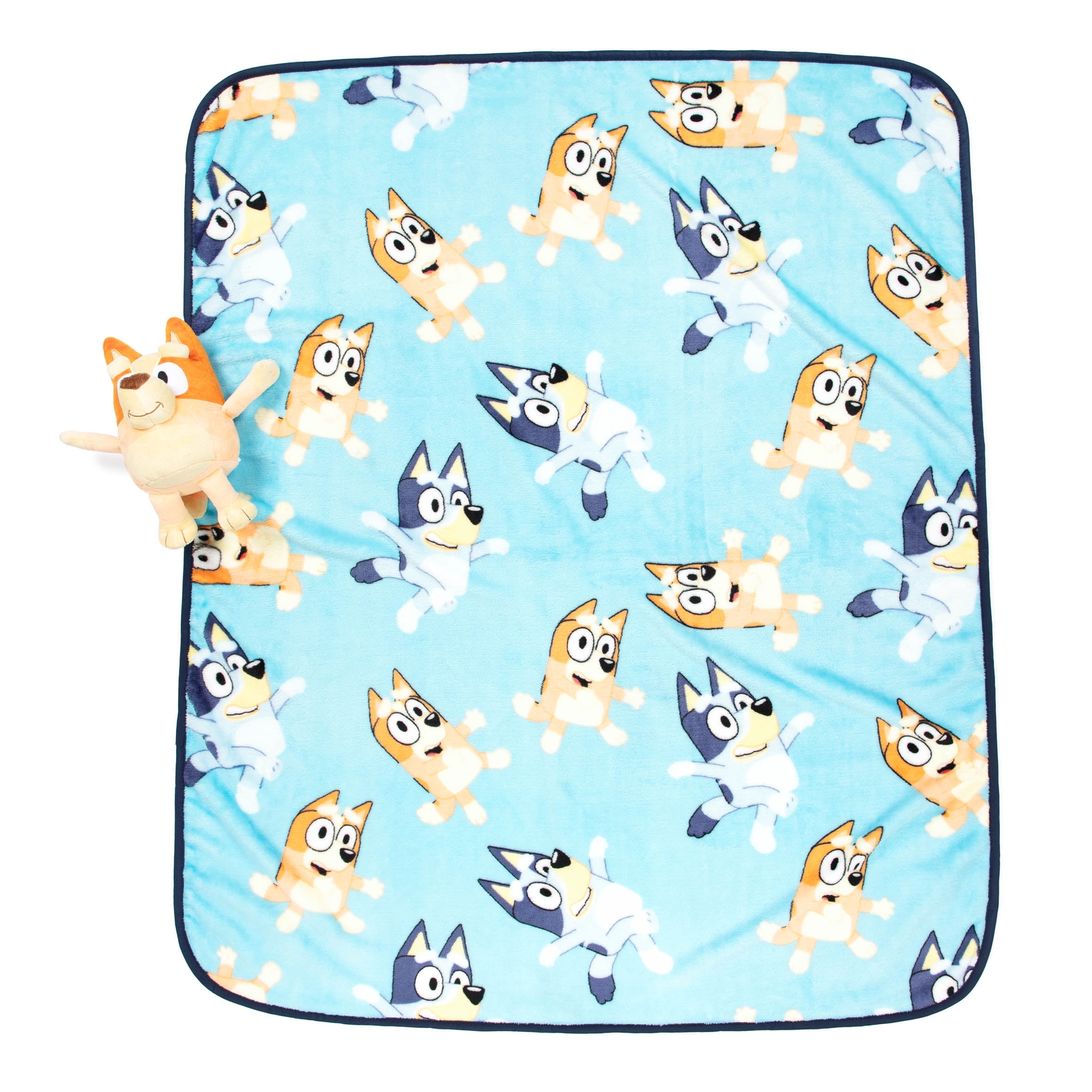 BBC Bluey & Bingo Throw & Mini Pillow Buddy Set - Walmart.com