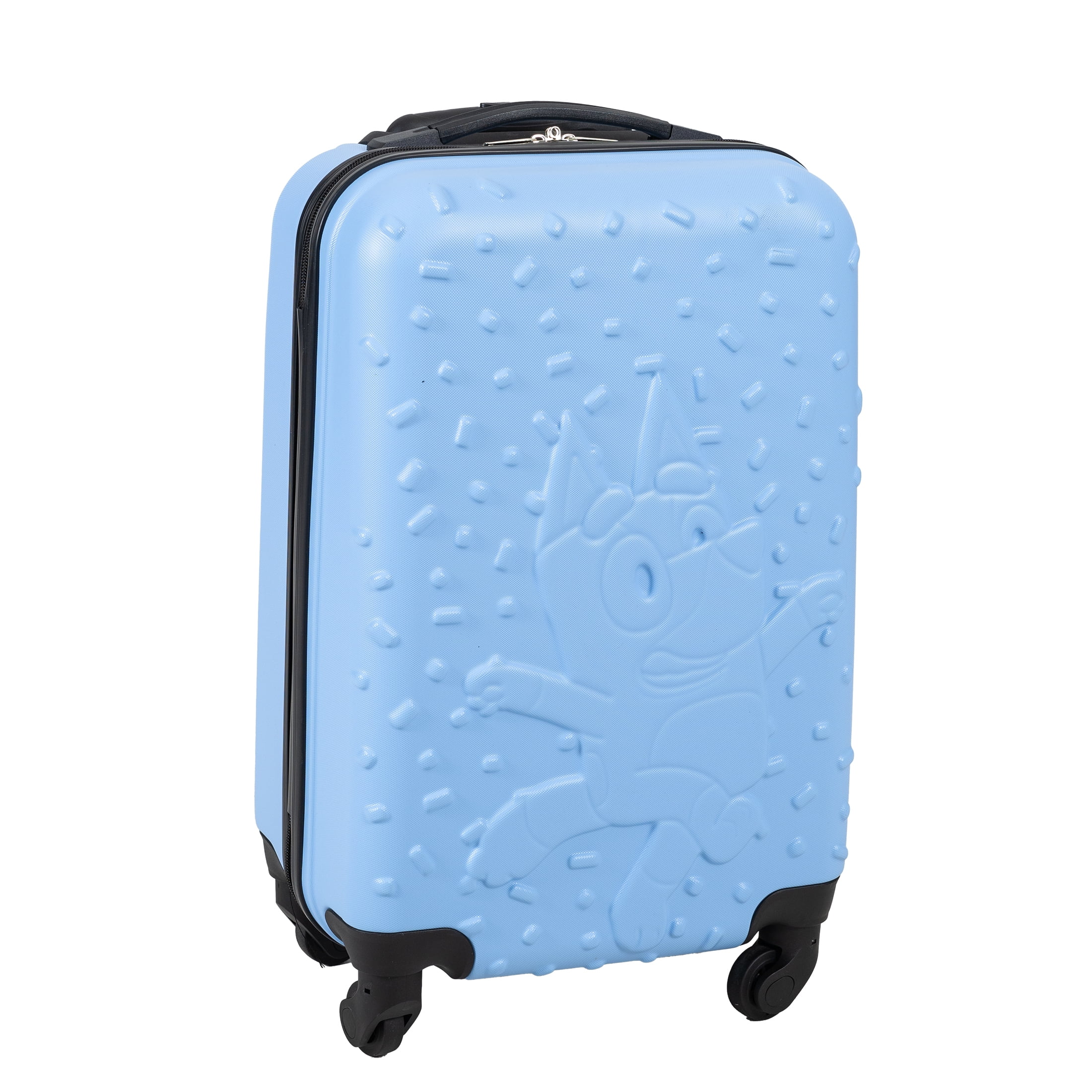 BBC Bluey Boy's 20" Embossed Luggage -Light Blue - Walmart.com