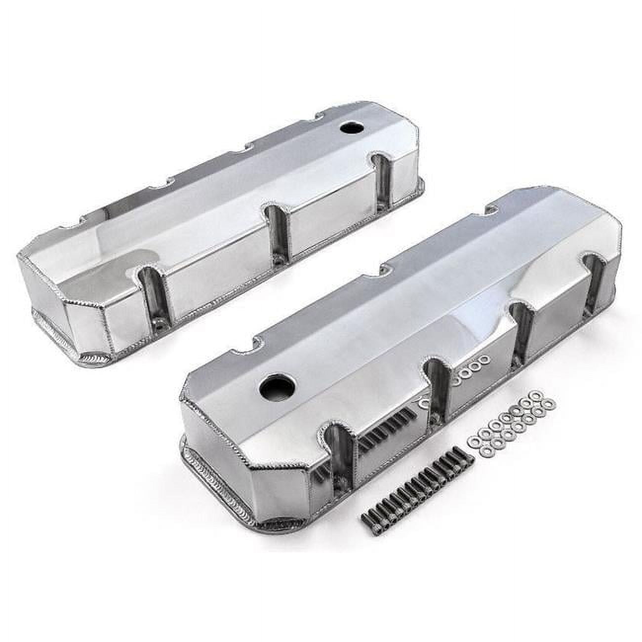 BBC Chevy 454 Fabricated Tall Aluminum Valve Cover for Short Bolts with ...