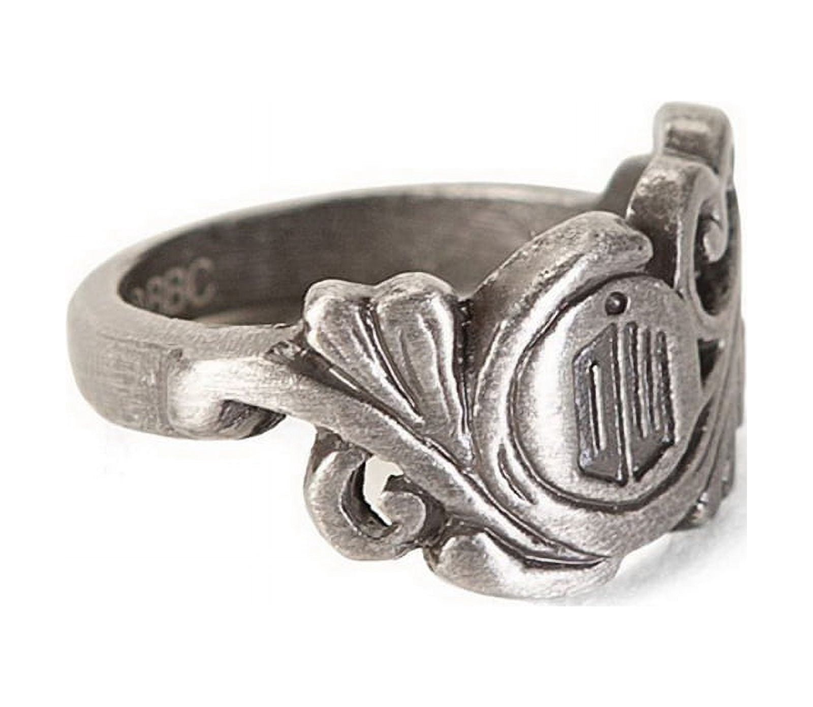 BBC Doctor Who Small Scroll Deco Logo Ring: Size 8 Unisex - Walmart.com