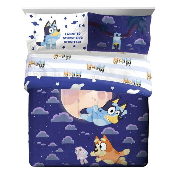 Bluey Bedding & Bath in Shop Kids' Bedding by Character - Walmart.com