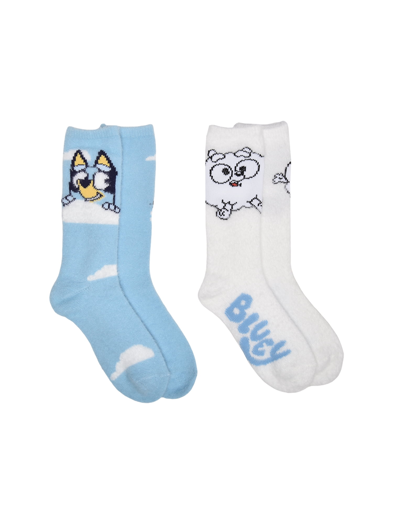 BBC Studios Bluey Women's 2-Pack Boot Socks, Shoe Size 4-10 - Walmart.com