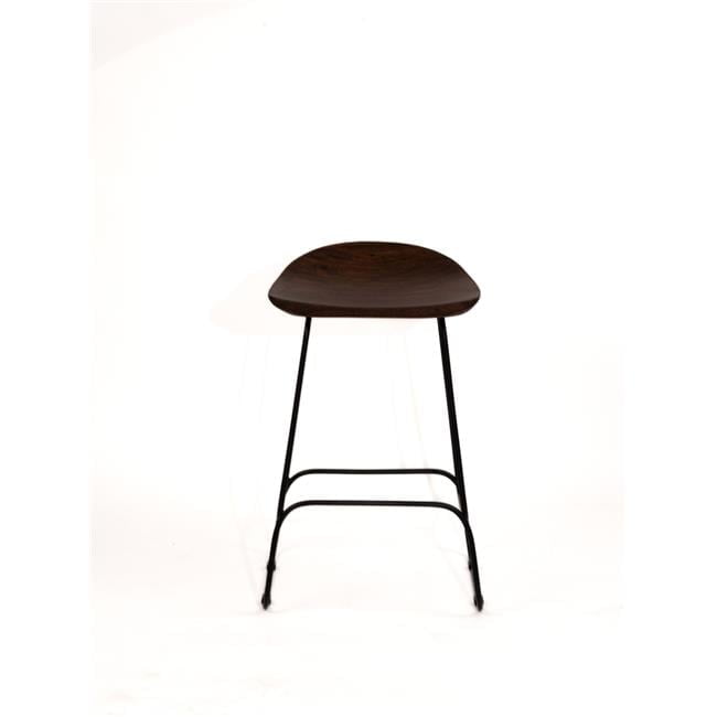 BBH Homes UBBBLHCH001SC2HS The Loft Perch Bar Stool, Walnut - Walmart.com