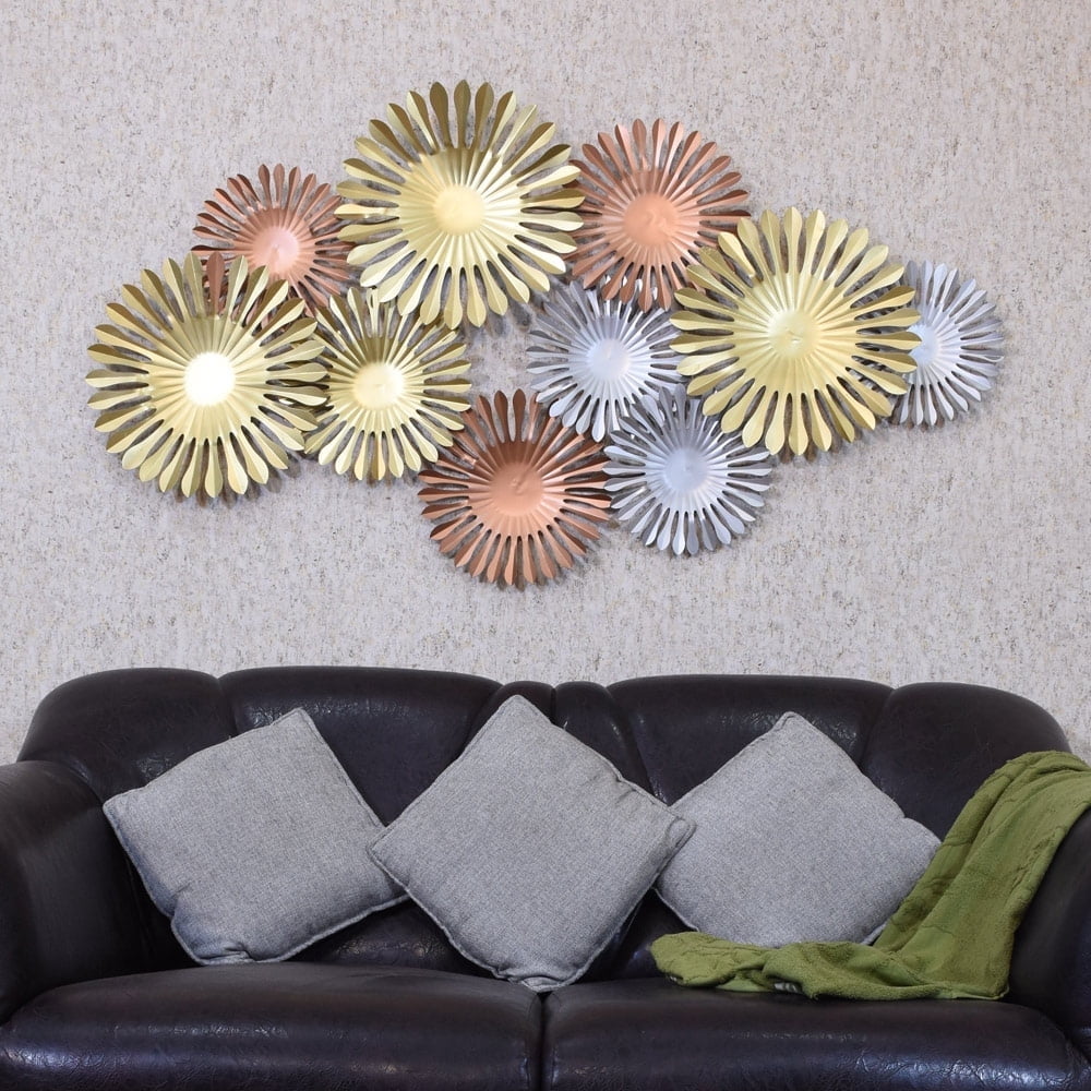 BBH Iron Wall Decor Multicolor Geometric Design Model BBVK1036 24x24 ...