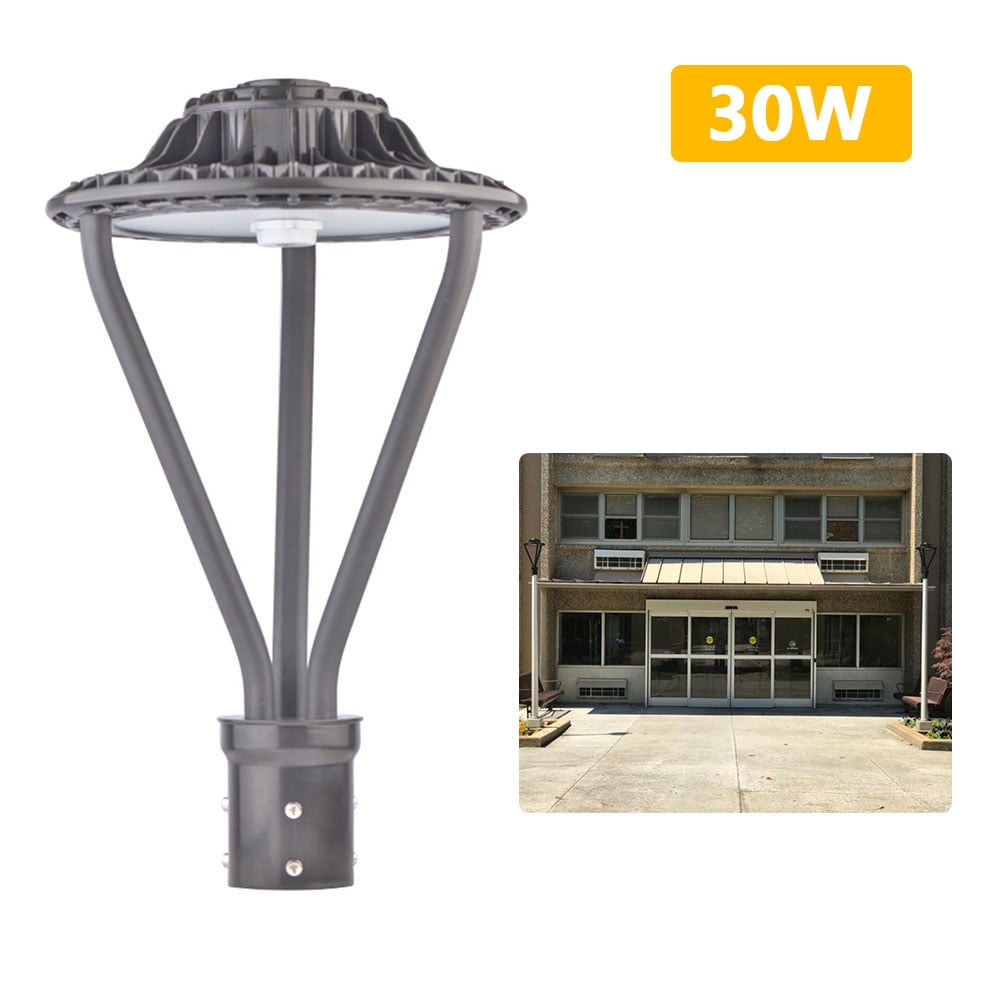 OKAYBULB LED Post Top Area Light, 30W / 50W / 75W / 100W, 5000K Street ...