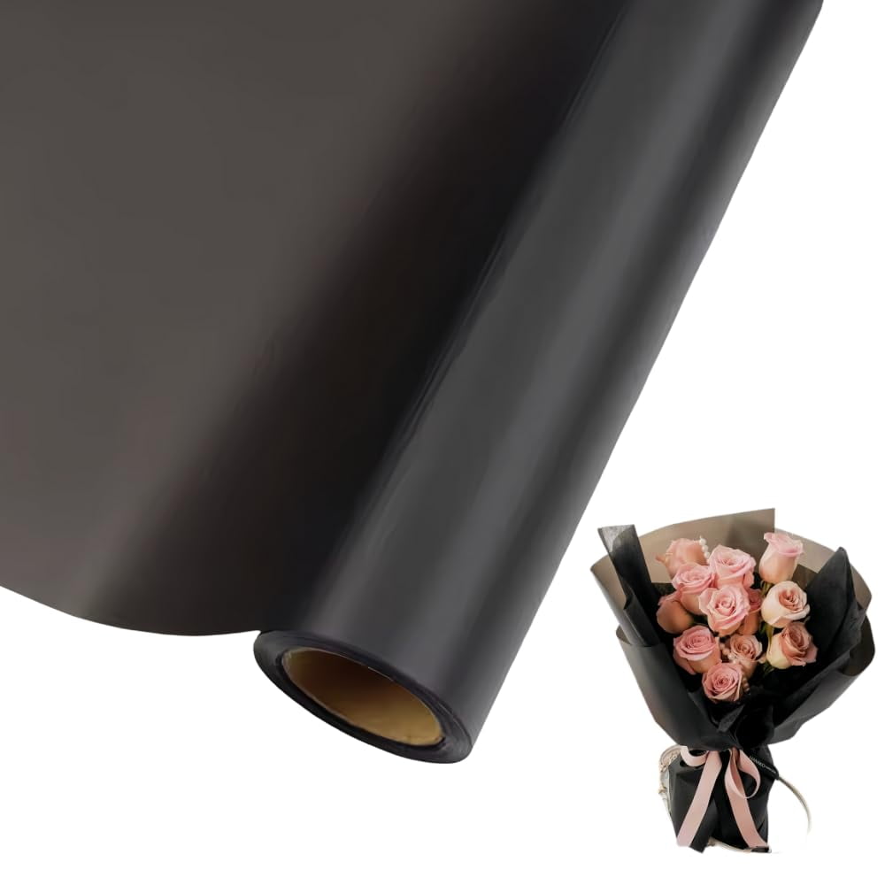 BBJ WRAPS No Crease KEF16 Flower Wrapping Paper, Translucent Floral ...