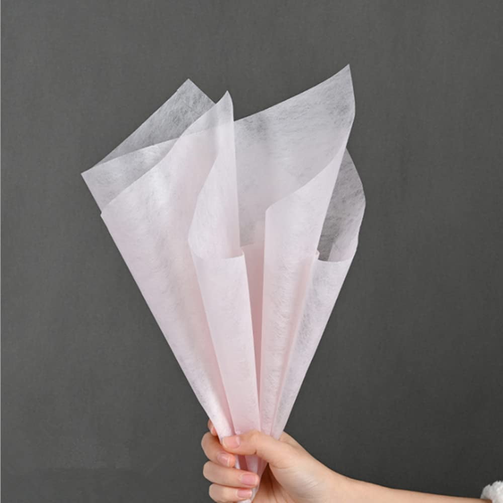 BBJ WRAPS Tissue Pink YYF14 Flower Wrapping Paper, Hand-drawn Korean ...