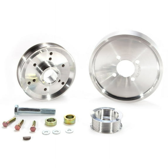 BBK Performance 1559 Power-Plus Series Underdrive Pulley System Fits ...