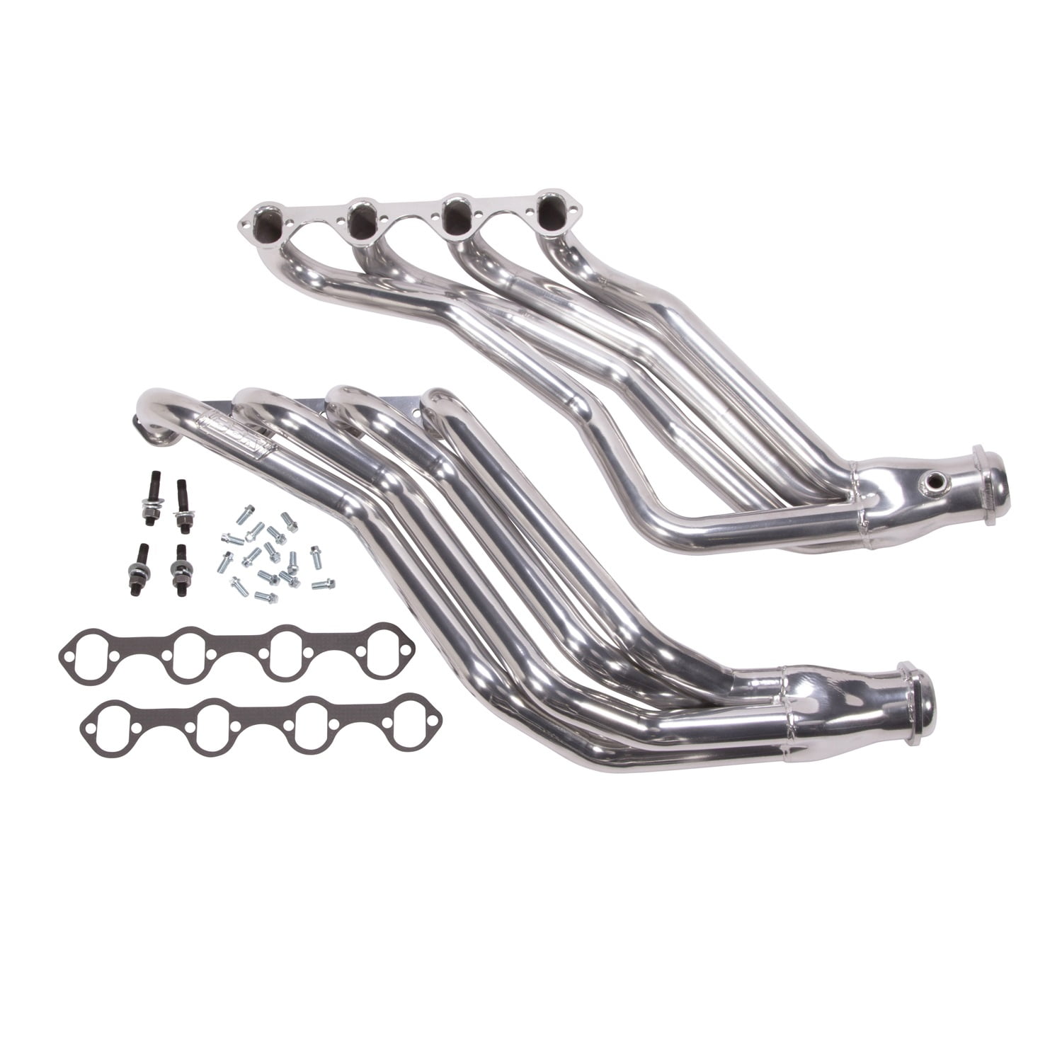 BBK Performance 15690 1-3/4 Long Tube Headers 351W Swap Polished Silver ...