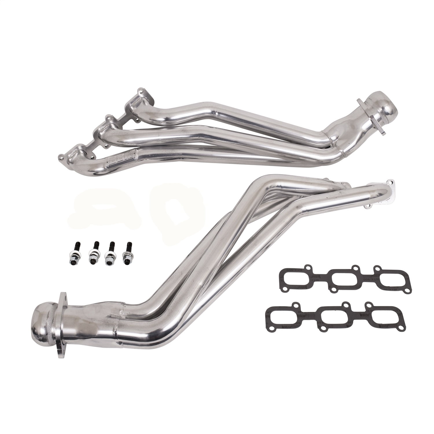 BBK Performance 16420 1-3/4 Long Tube Headers Polished Silver Ceramic ...