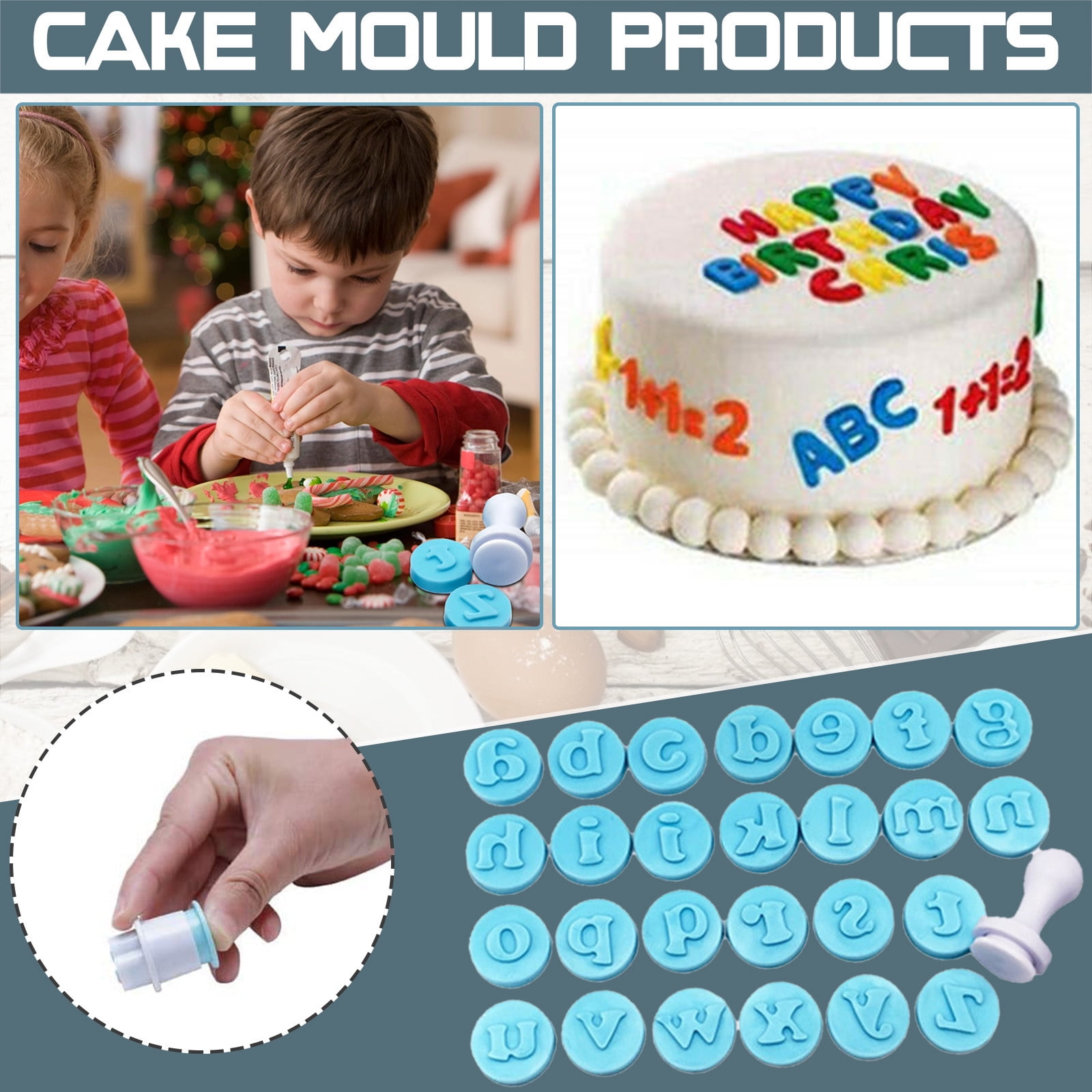 BBLCY Biscuit Moulds Design Cutters Molds Good Premium Wishes Letter ...