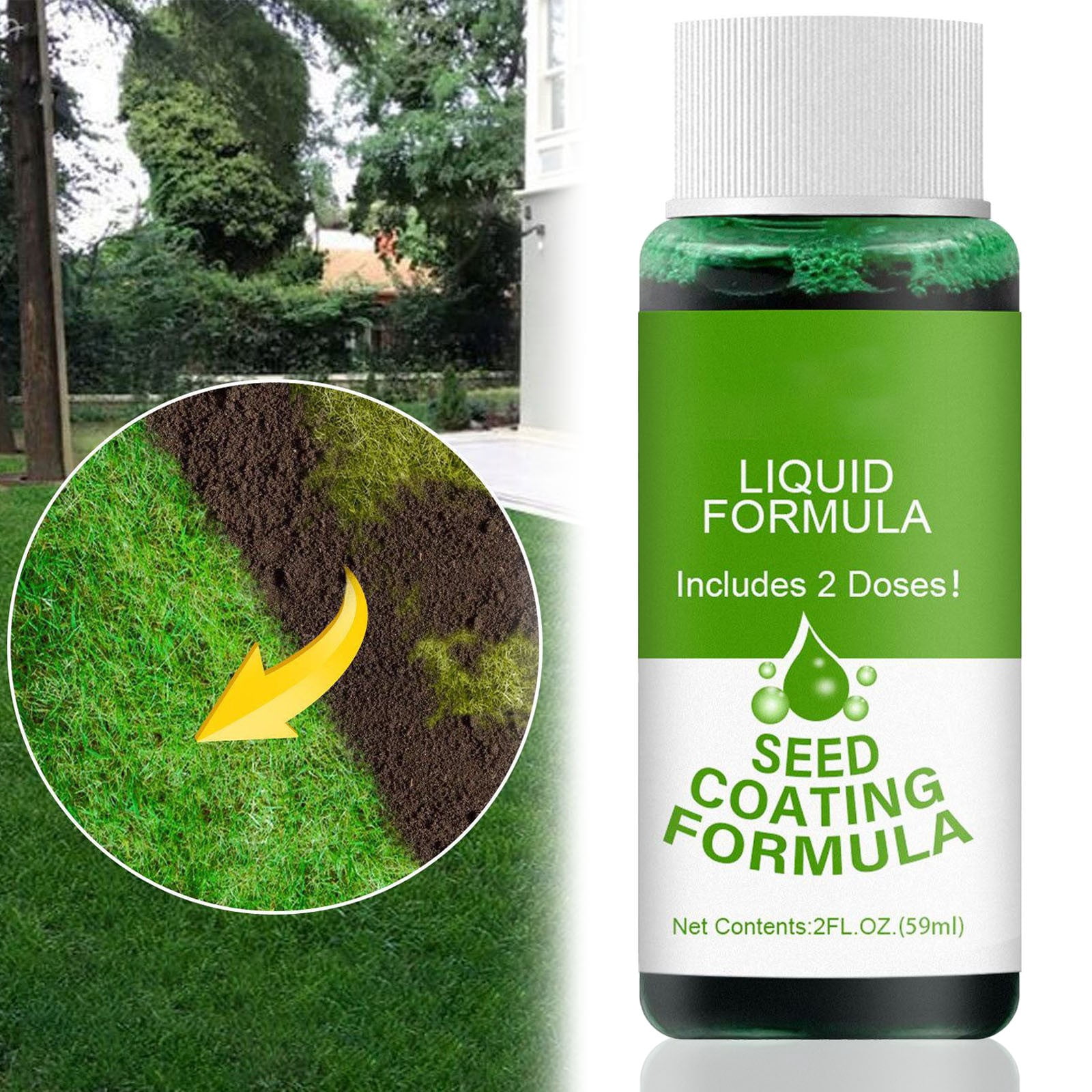 BBLCY Seed Disseminators 59ml Liquid Seed Spray For Green Spray Liquid ...