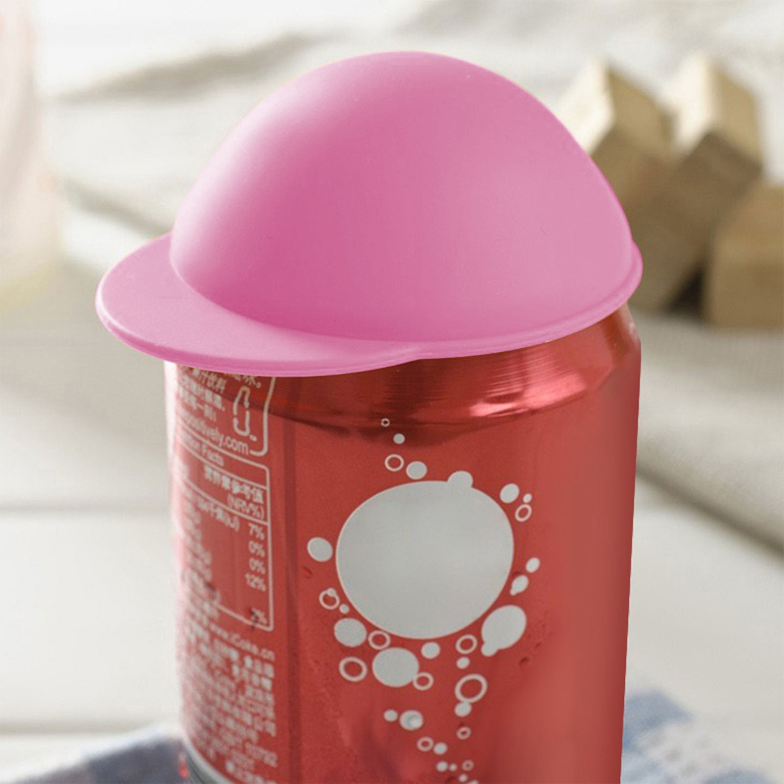BBLCY Closure Bags & Lids & Boxes Cute Can Hat Sealing Cover, Cola Beer ...