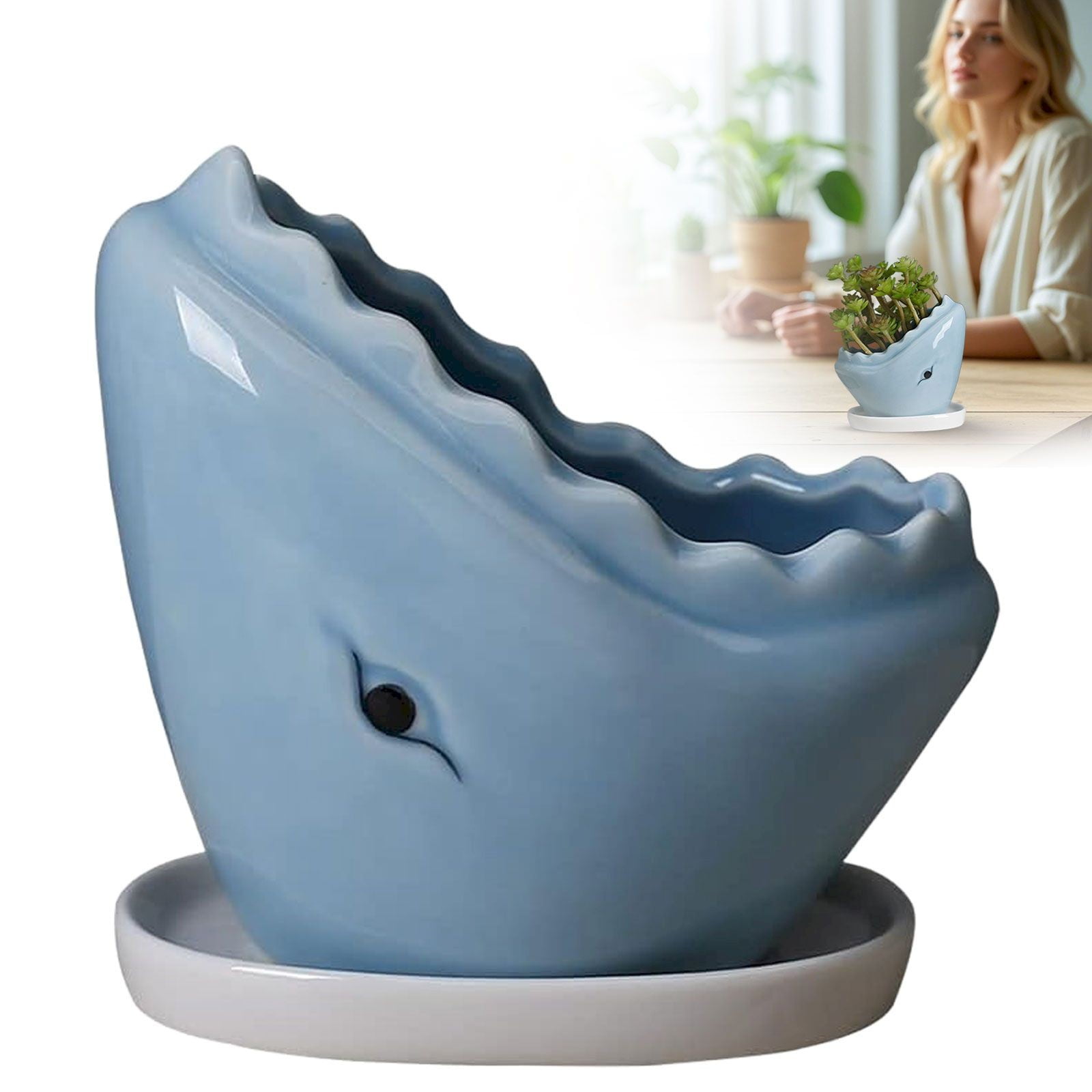 BBLCY Flower Pots Planter Ceramic Planter Planter Pot Cute Flowerpot ...