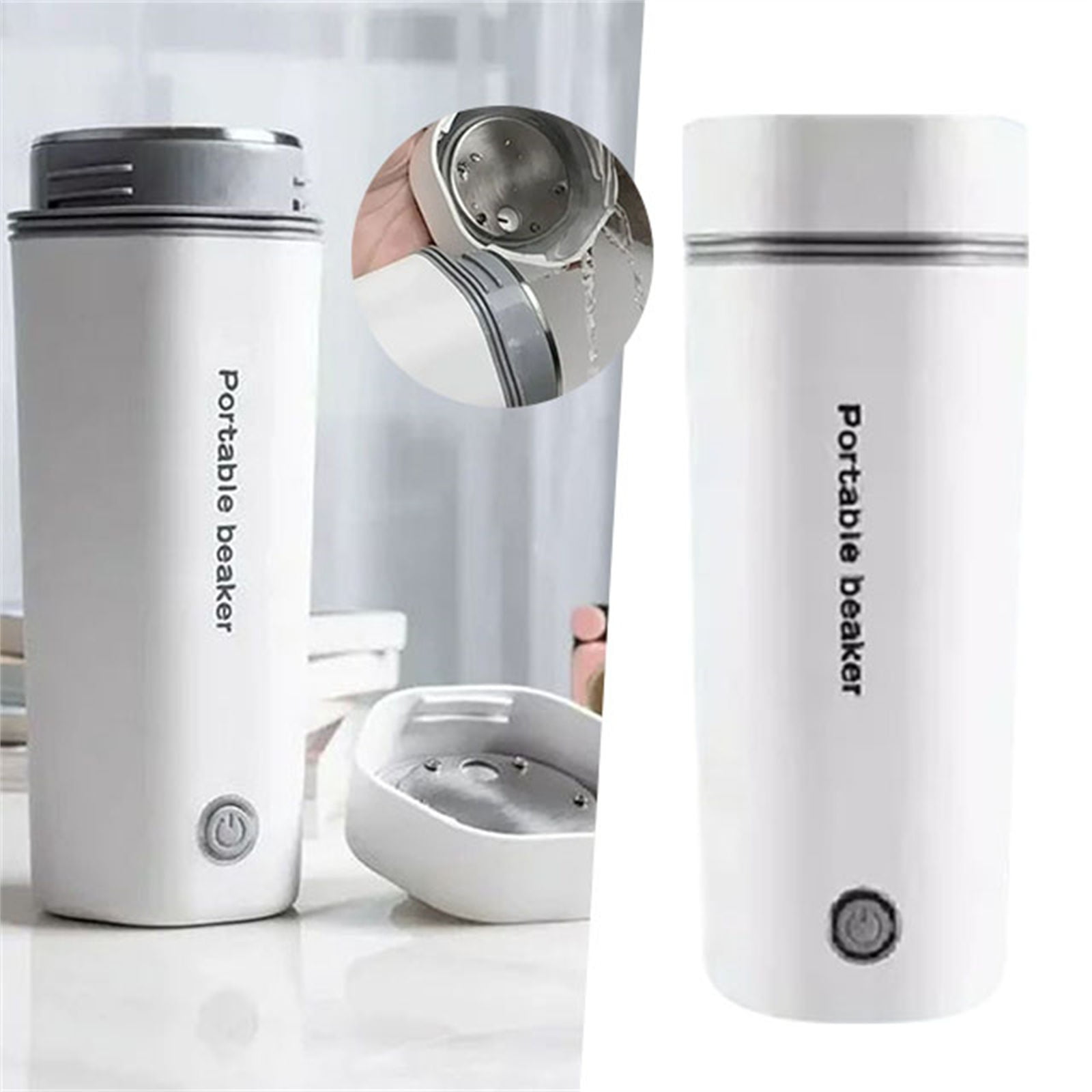 BBLCY Glass&Bottle 350ml Travel Electric Kettle Small Stainless Steel ...
