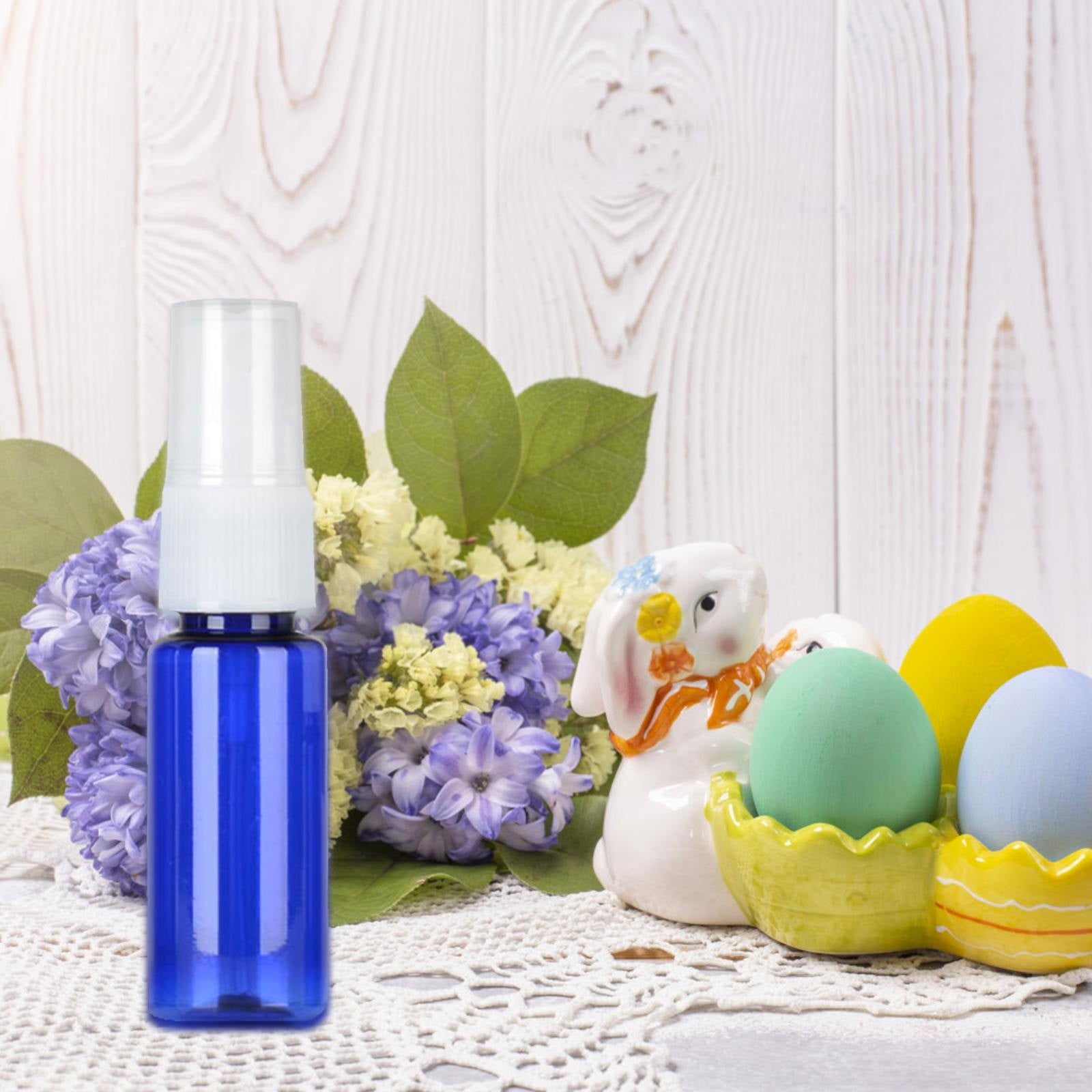 BBLCY Glass&Bottle 4 Empty Blue Spray Bottles 2oz Refillable Bottle Is ...