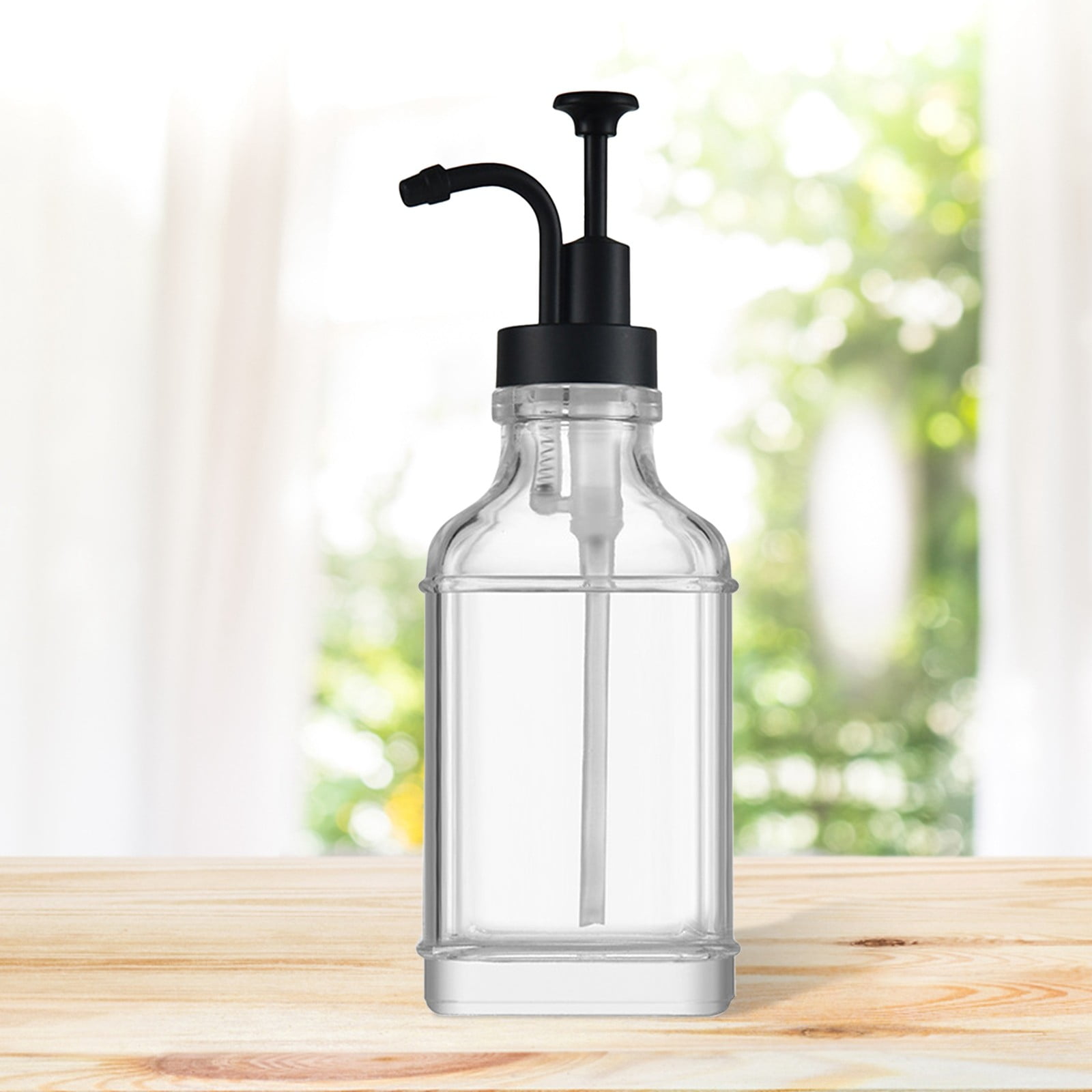 BBLCY Glass&Bottle Coffee Syrup Dispenser Coffee Dispenser Glass Syrup ...