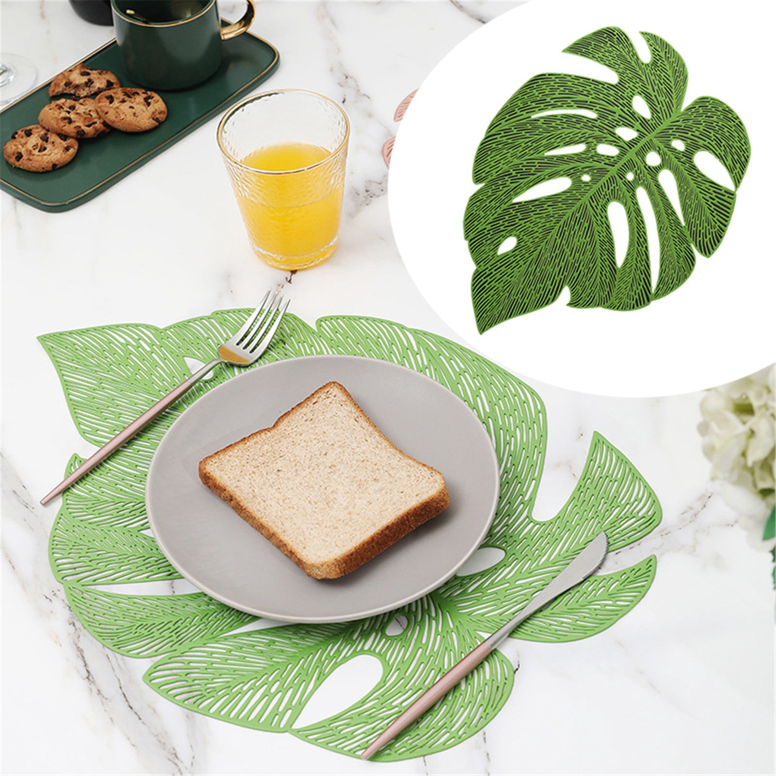 BBLCY Placemat PVC Dining Mat European Dining Table Mat Turtle Back ...