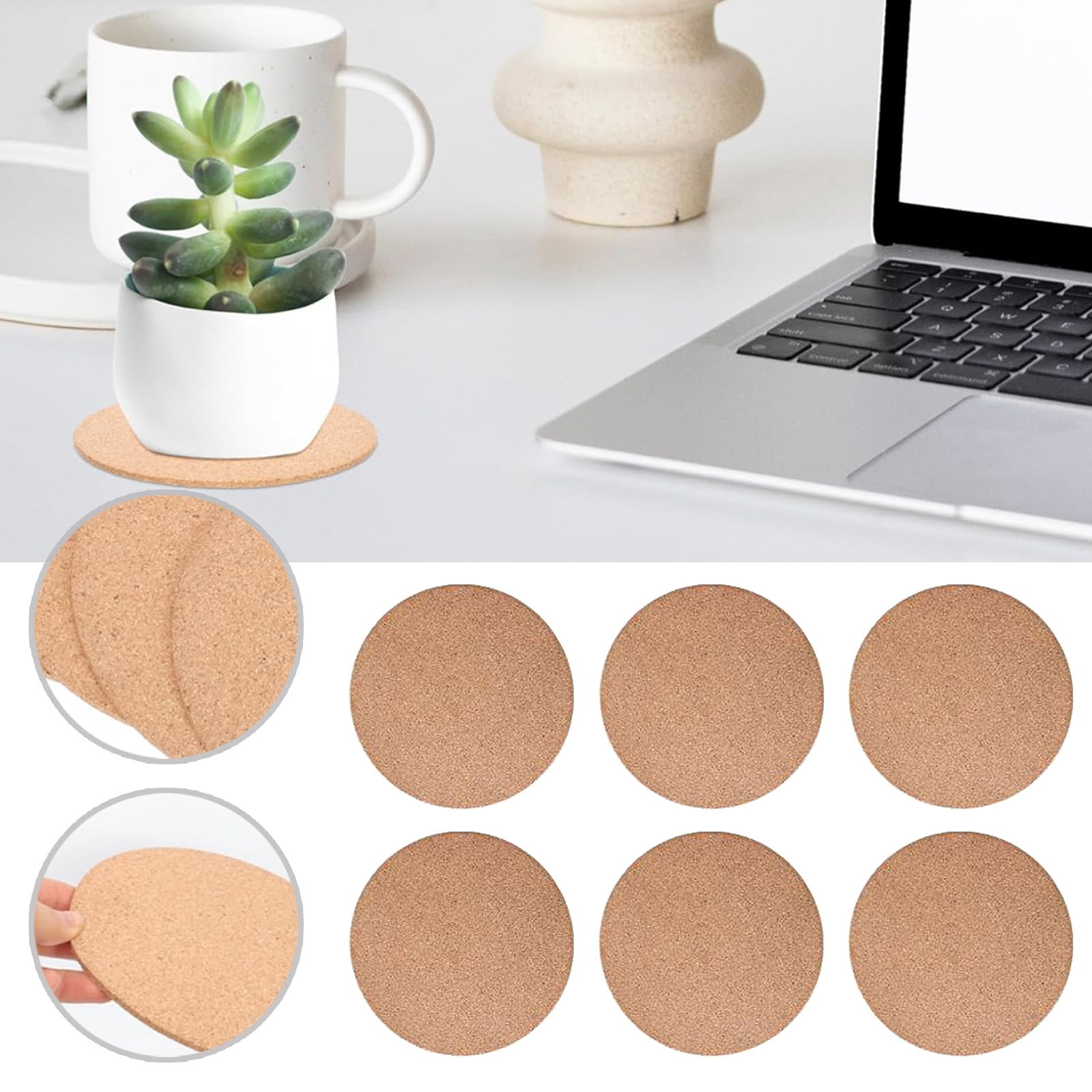 BBLCY Placemat,Table Mats Cork Plant Mats For Garden Kitchen Home Set ...