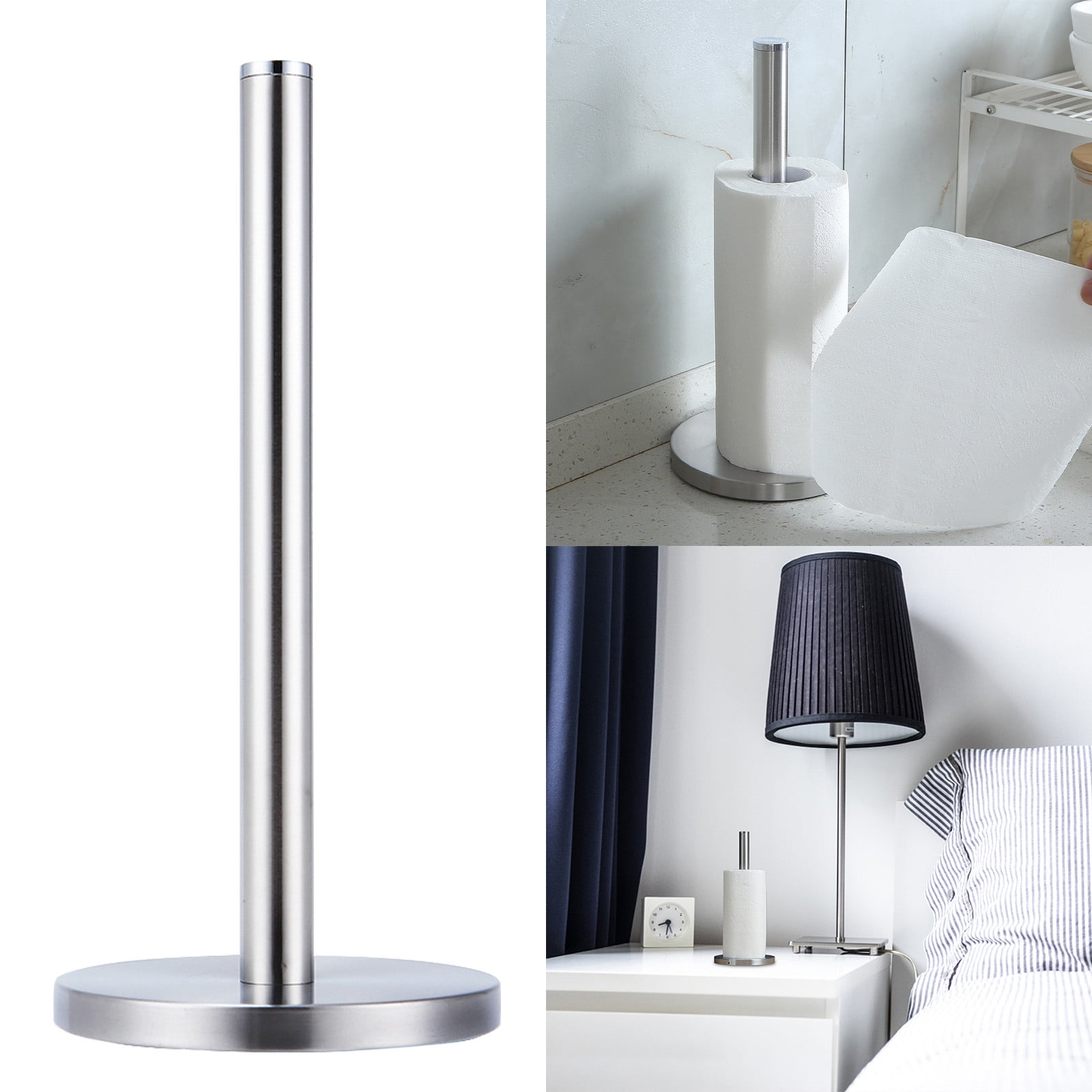 BBLCY Rack Stainless Steel Vertical Paper Towel Holder Kitchen ...