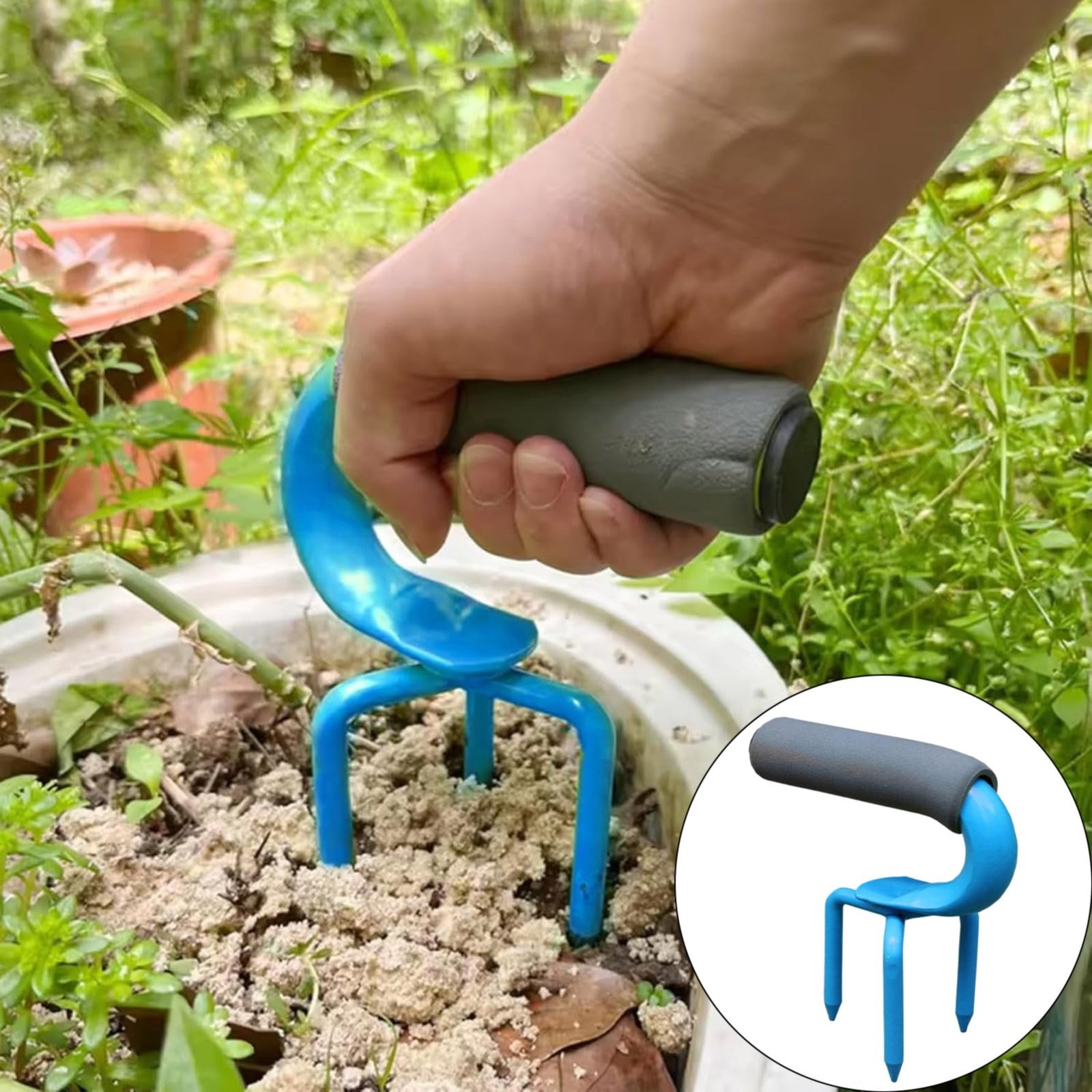 BBLCY Seed Disseminators Soil Loosening Tool Loosen The Claws，Earth Tiller，Loosen The Claws，Pot ...