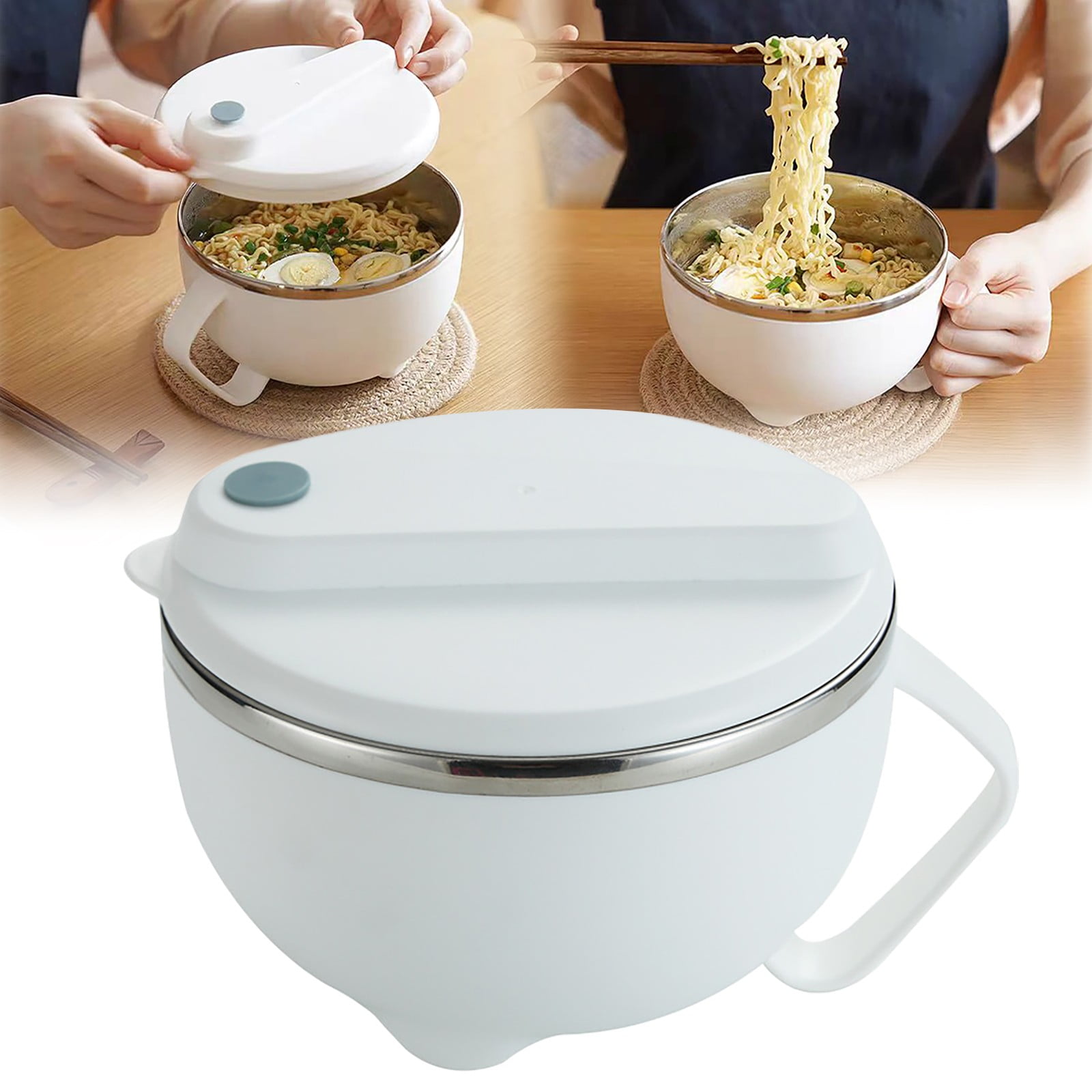 BBLCY Tableware,Tableware Set Ramen Bowl Set Microwave Ramen Cooker ...