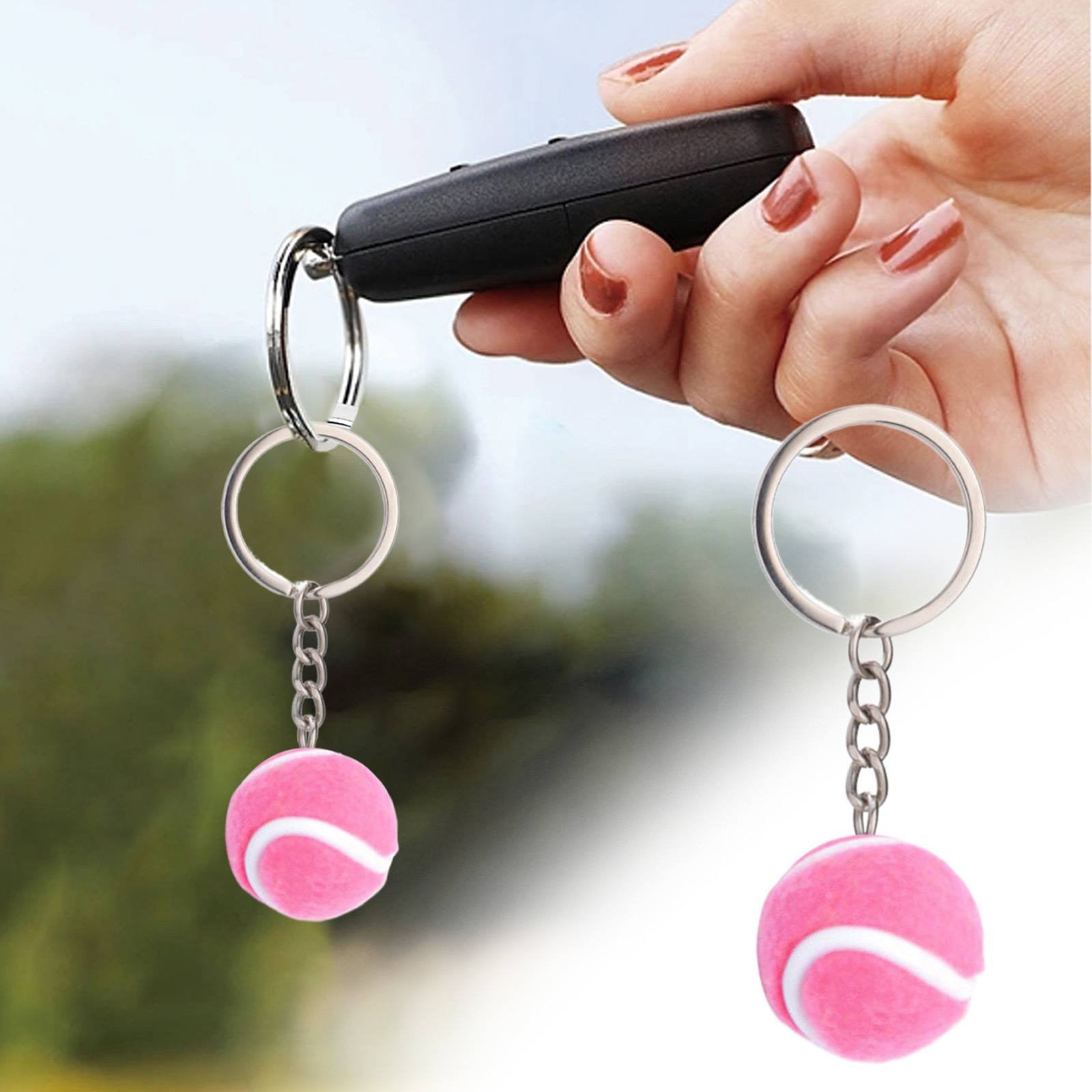 BBLCY keychain,key chains women cute Tennis Keychain Pendant Casual ...