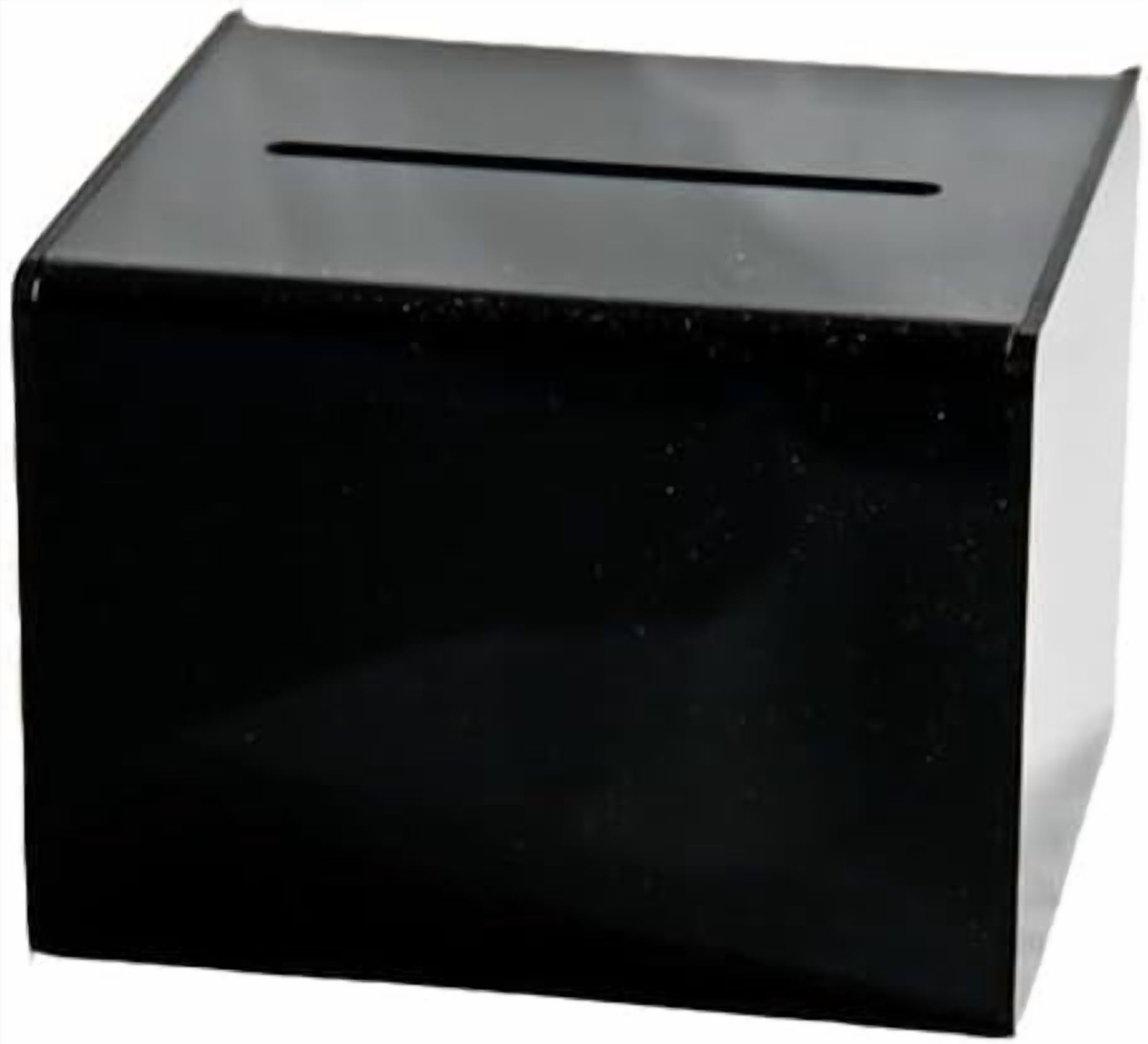 - BBN-545 - Black Acrylic Ballot Box 5x4x5 - Plastic Countertop ...