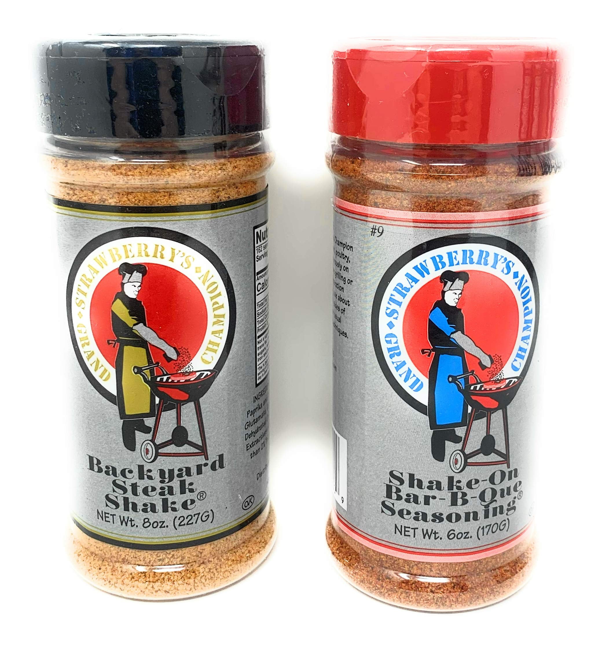 BBQ 2 Pack: Shake-On AKF18 Bar-B-Que Seasoning - 6 oz, Backyard Steak ...