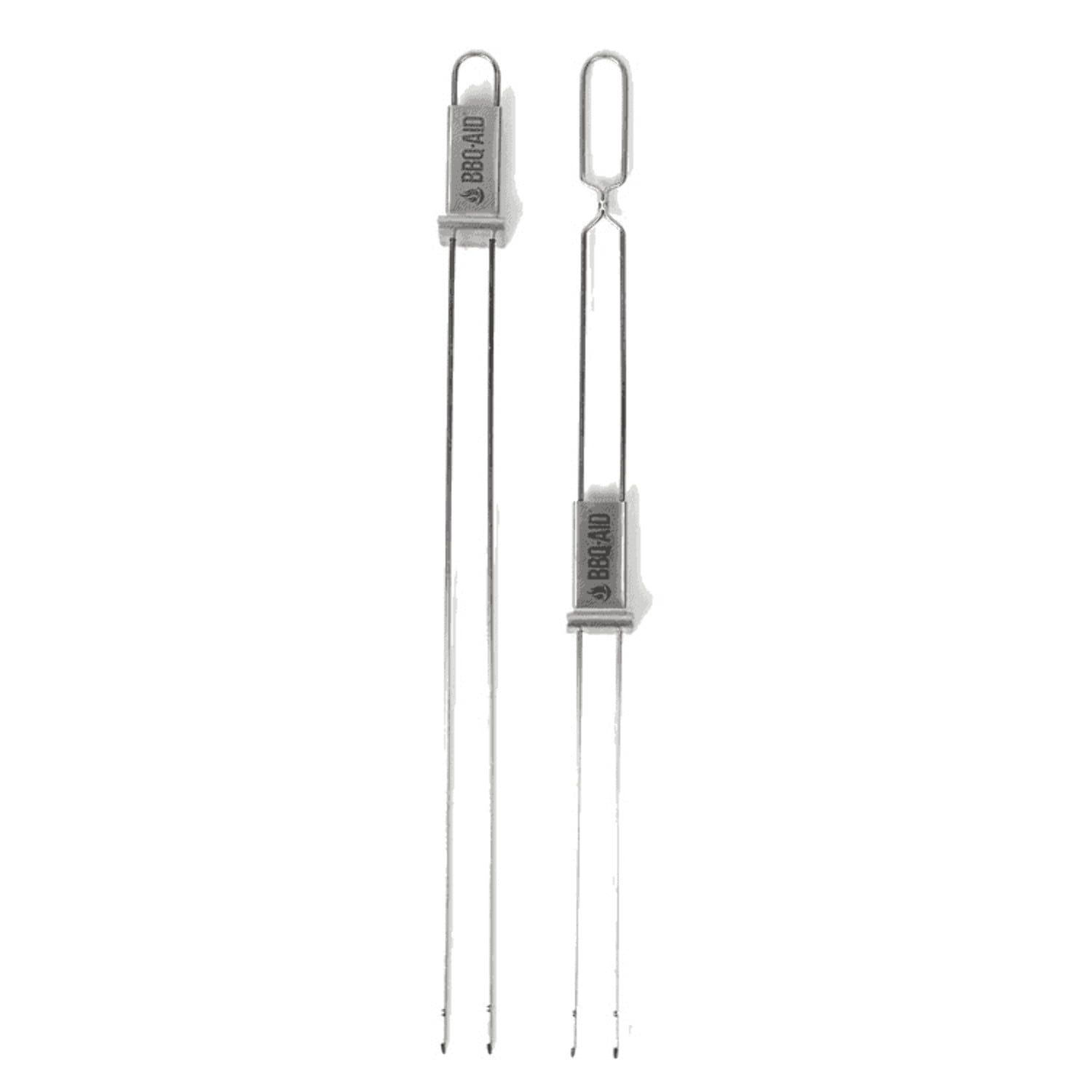 BBQ-AID Premium Barbecue Metal Skewers for Kabobs with Quick Release ...