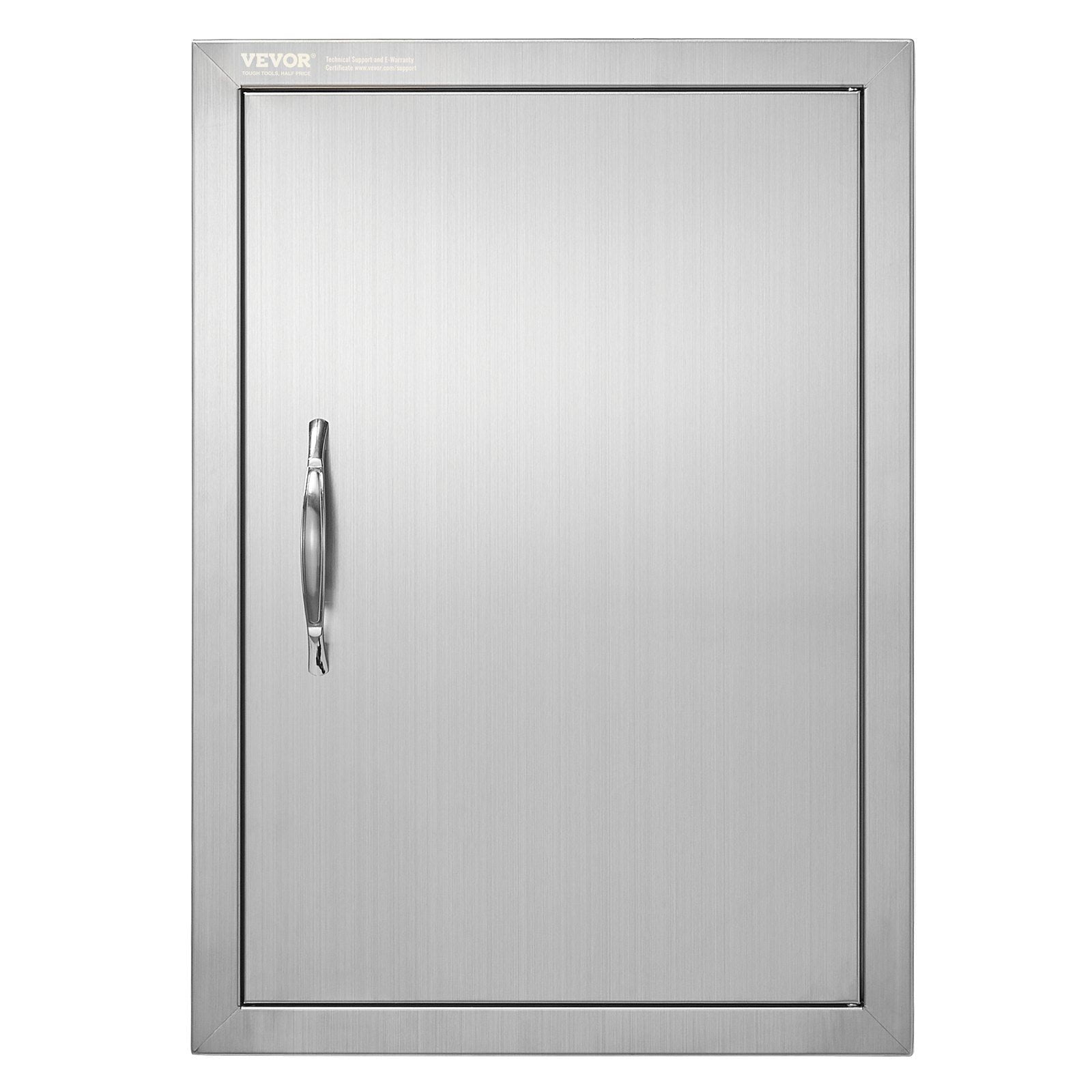 BBQ Access Door, 17W x 24H Inch Stainless Steel Outdoor Kitchen Door ...