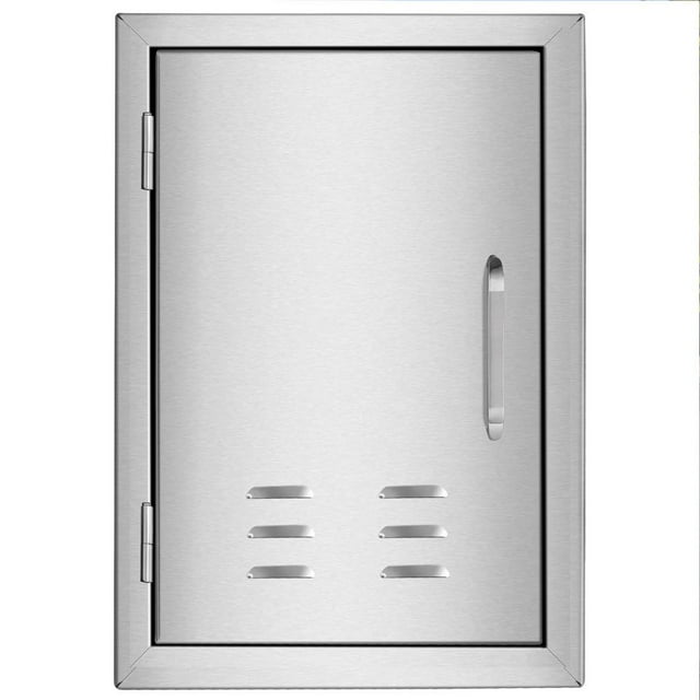 BBQ Access Door, 17Wx24H Inch Single Outdoor Kitchen Door, Vertical ...
