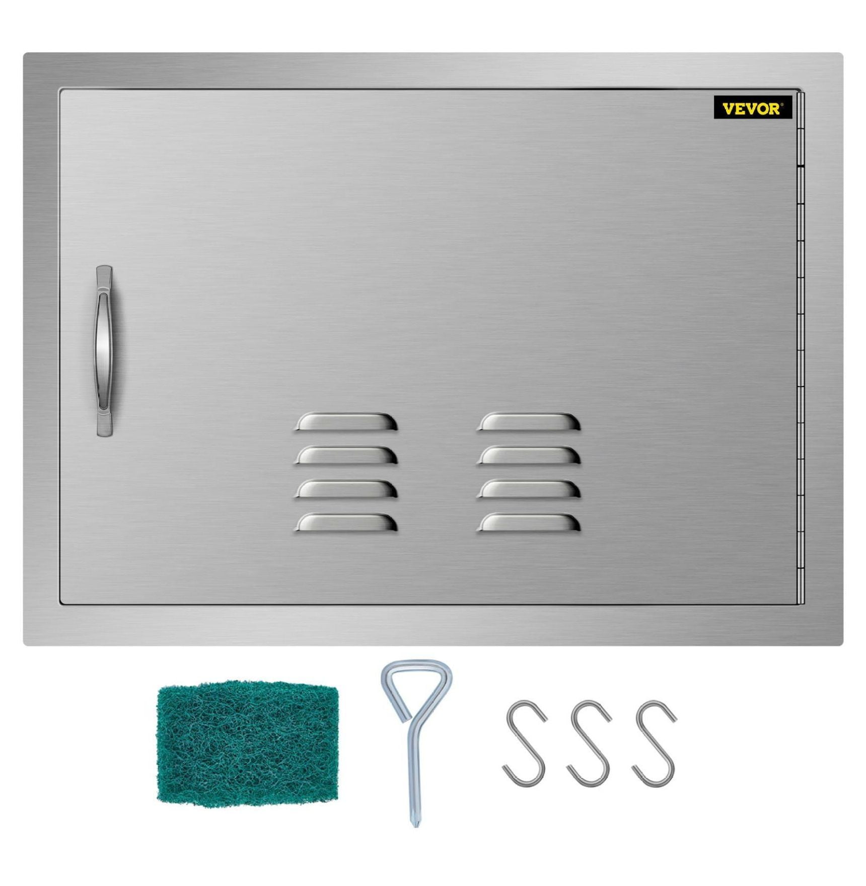 BBQ Access Door 24 x 17 Inch Horizontal Island Door with Vents ...